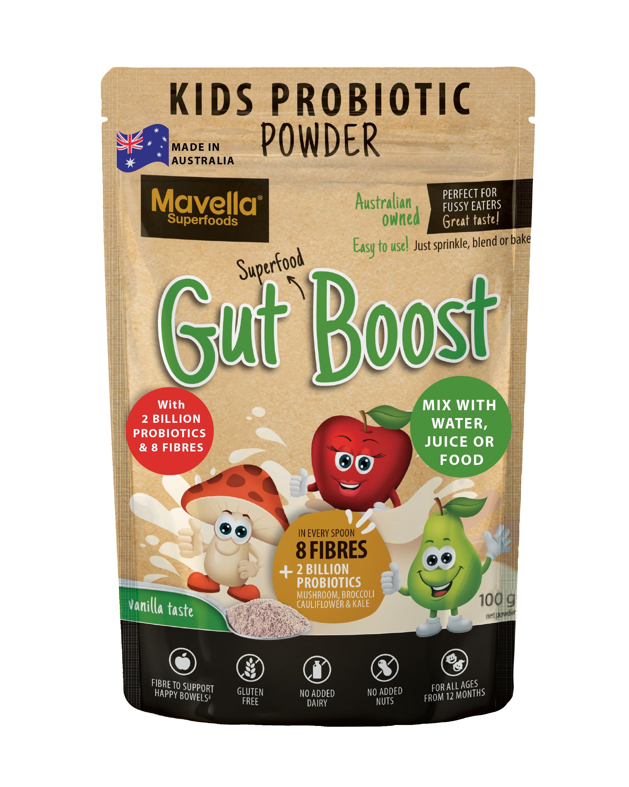 Amazon.com: Mavella Kids Probiotic Powder Gut Boost – Daily Digestive ...