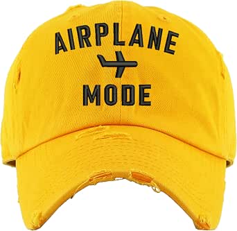 Amazon.com: Airplane Mode Hat Vacation Dad Hat Embroidered Travel ...