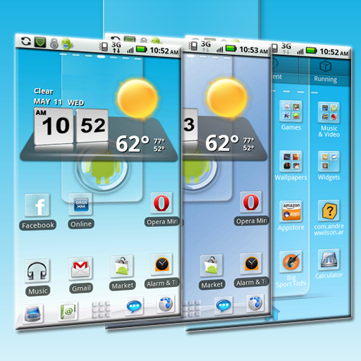 Android Glass Theme - App on Amazon Appstore