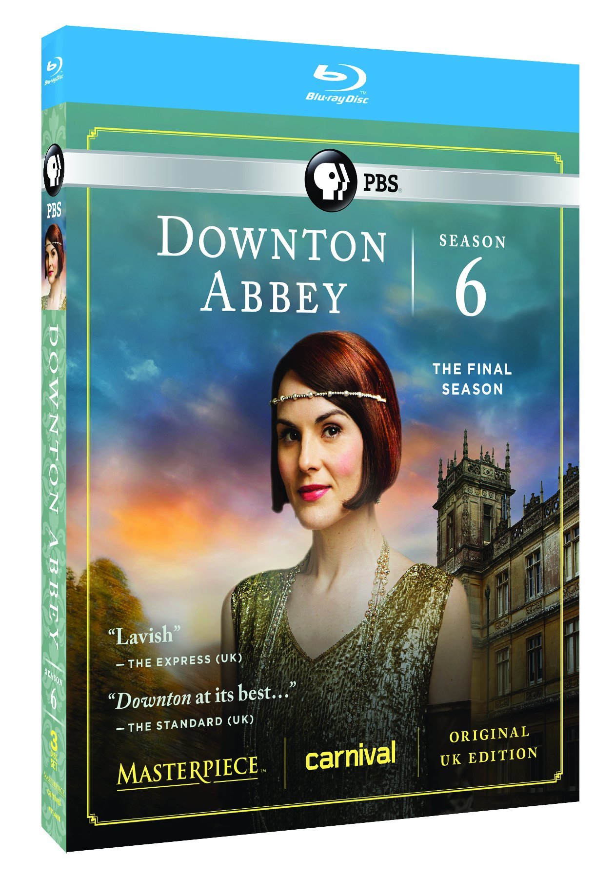 Amazon.com: Downton Abbey: Season 6 (The Final Season) [Blu-ray] : Hugh ...