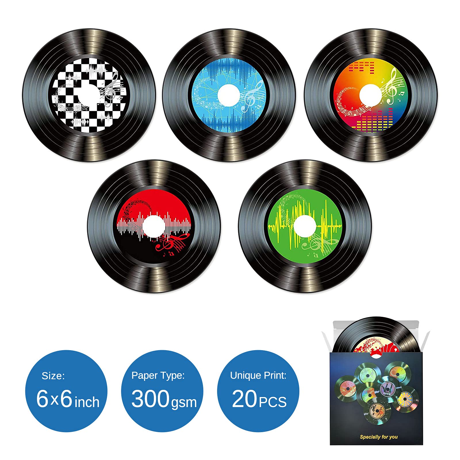 Yoctuner Wall Collage Kit Aesthetic Pictures, 20PCS CD Album Cover ...