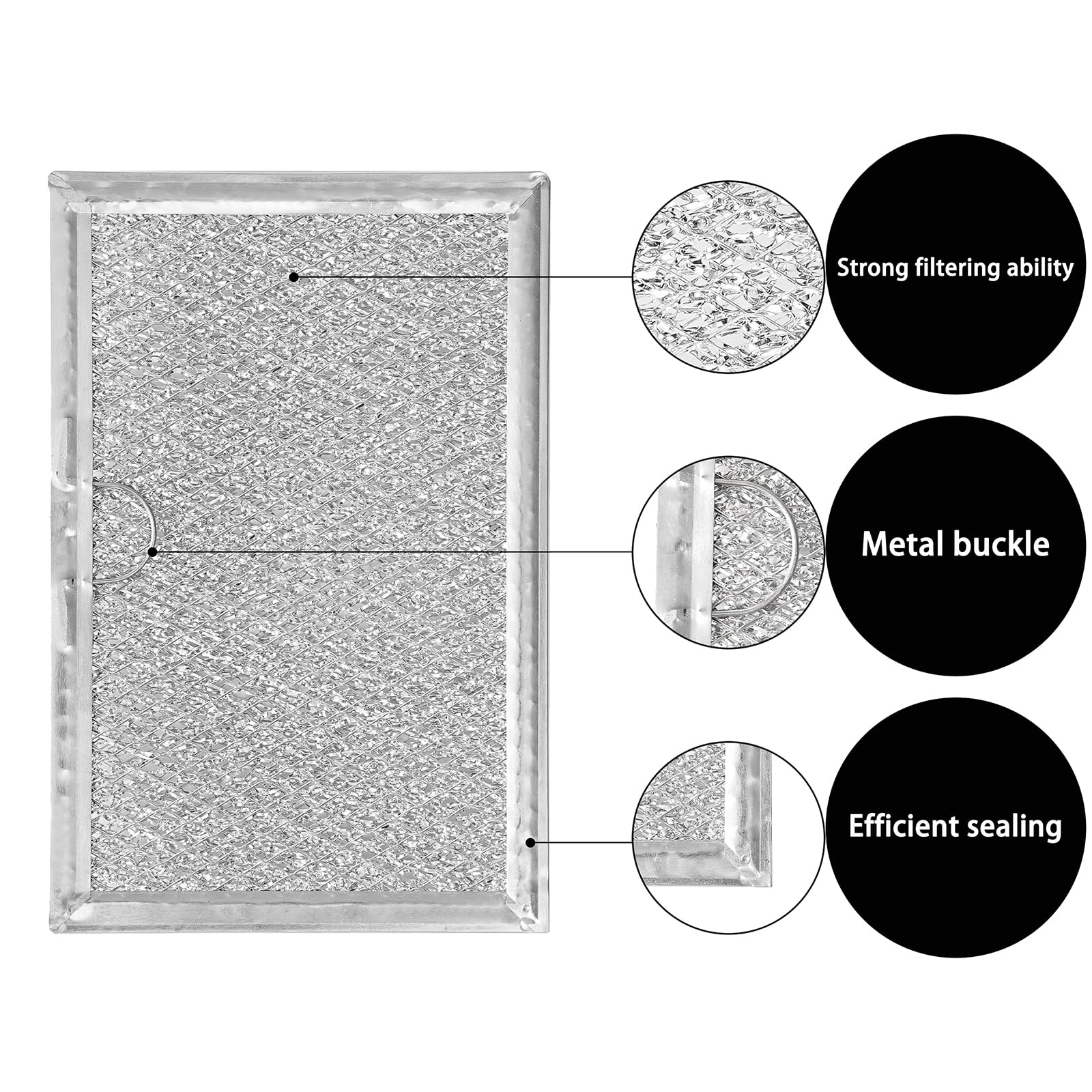 Frigidaire Microwave Hood Filter 2 Pack Microwave Aluminum Grease Mesh ...