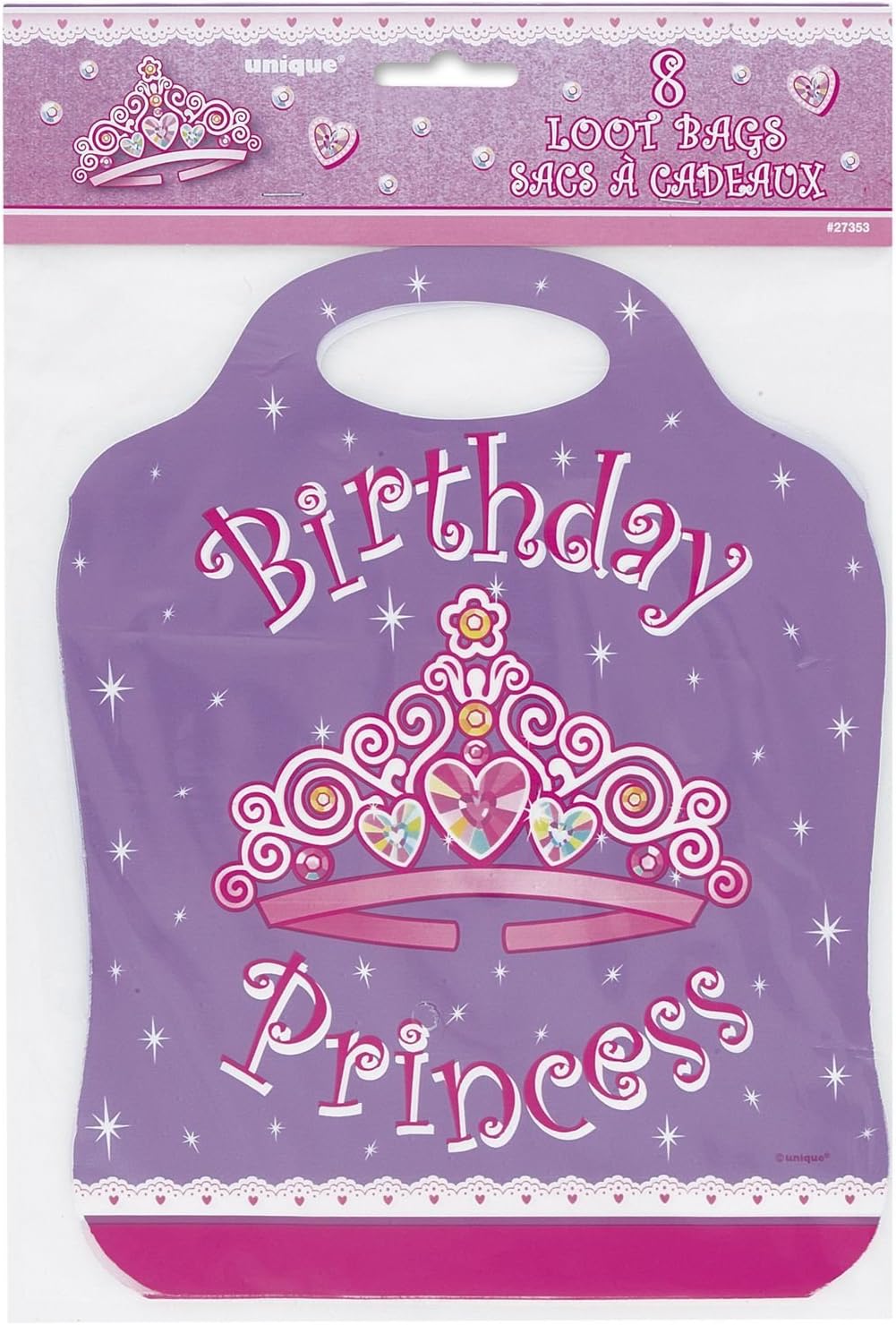 Amazon.com: Birthday Princess Loot Bags 8 Ct. : Toys & Games