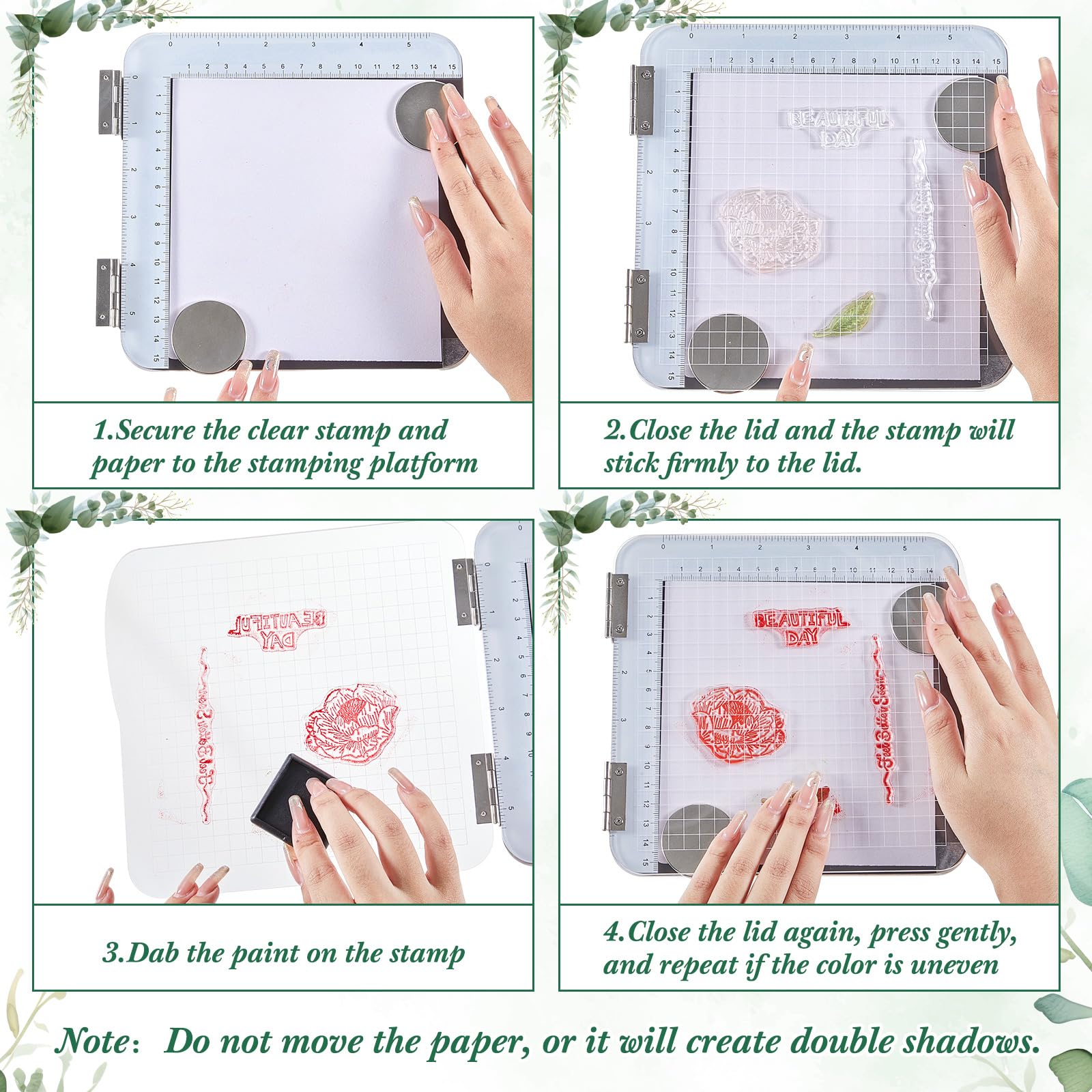 Snapklik.com : Kanayu 3 Pcs Stamp Platform Position Tool For Precision ...