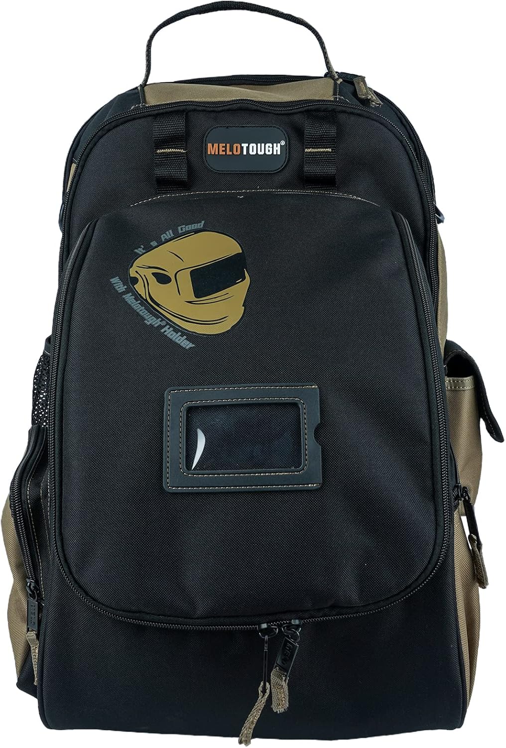 MELOTOUGH Electricians Tool Bag Backpack Welding Helmet Bag Heavy Duty ...