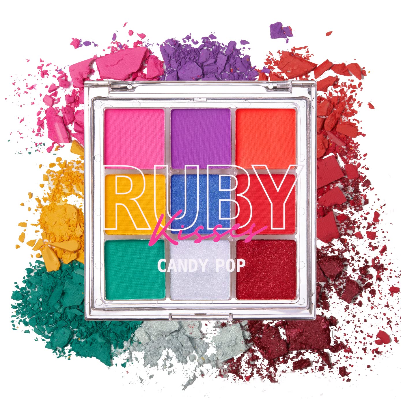 Amazon.com : Ruby Kisses Eyeshadow Palette Highly Pigmented Eye Makeup 9 Shades Matte Shimmer ...