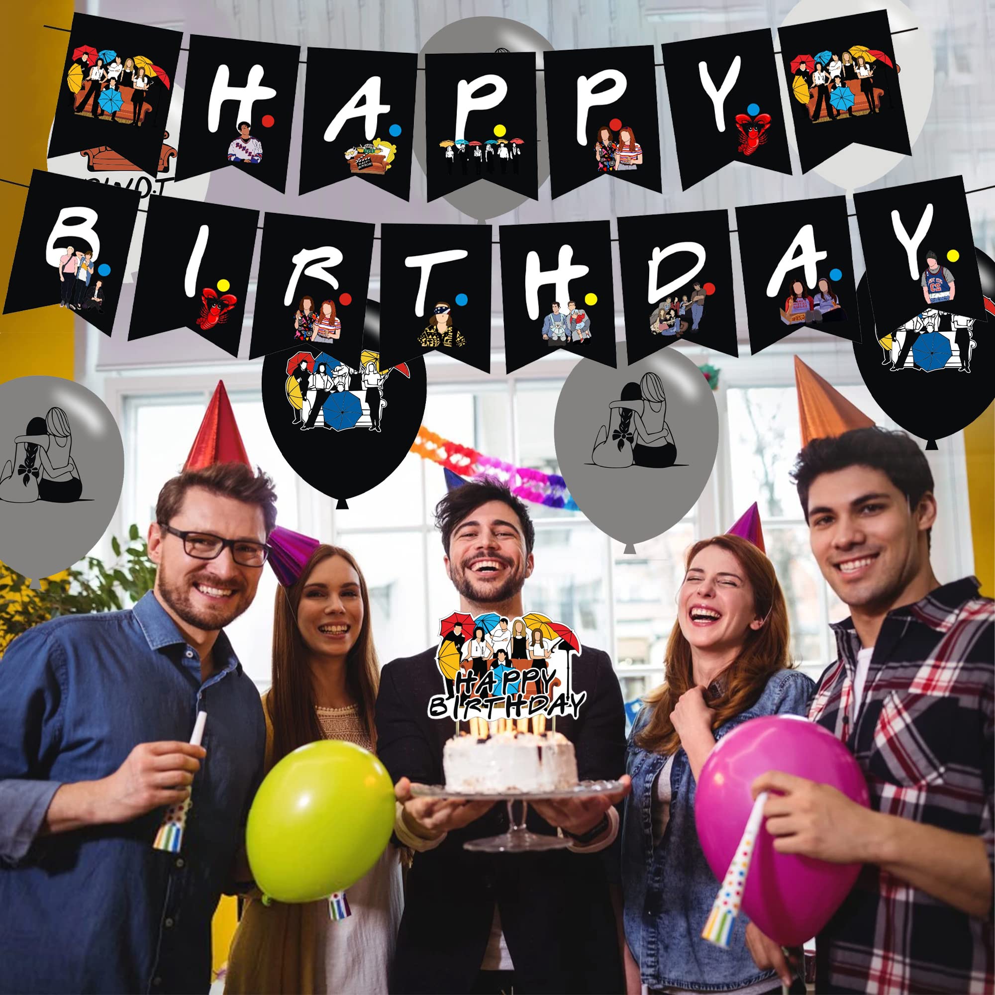 Friends Themed Party Decorations,Friends TV Show Party Supplies Set ...