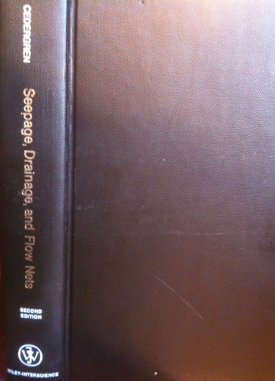 Seepage, drainage, and flow nets: Cedergren, Harry R.: 9780471141792 ...