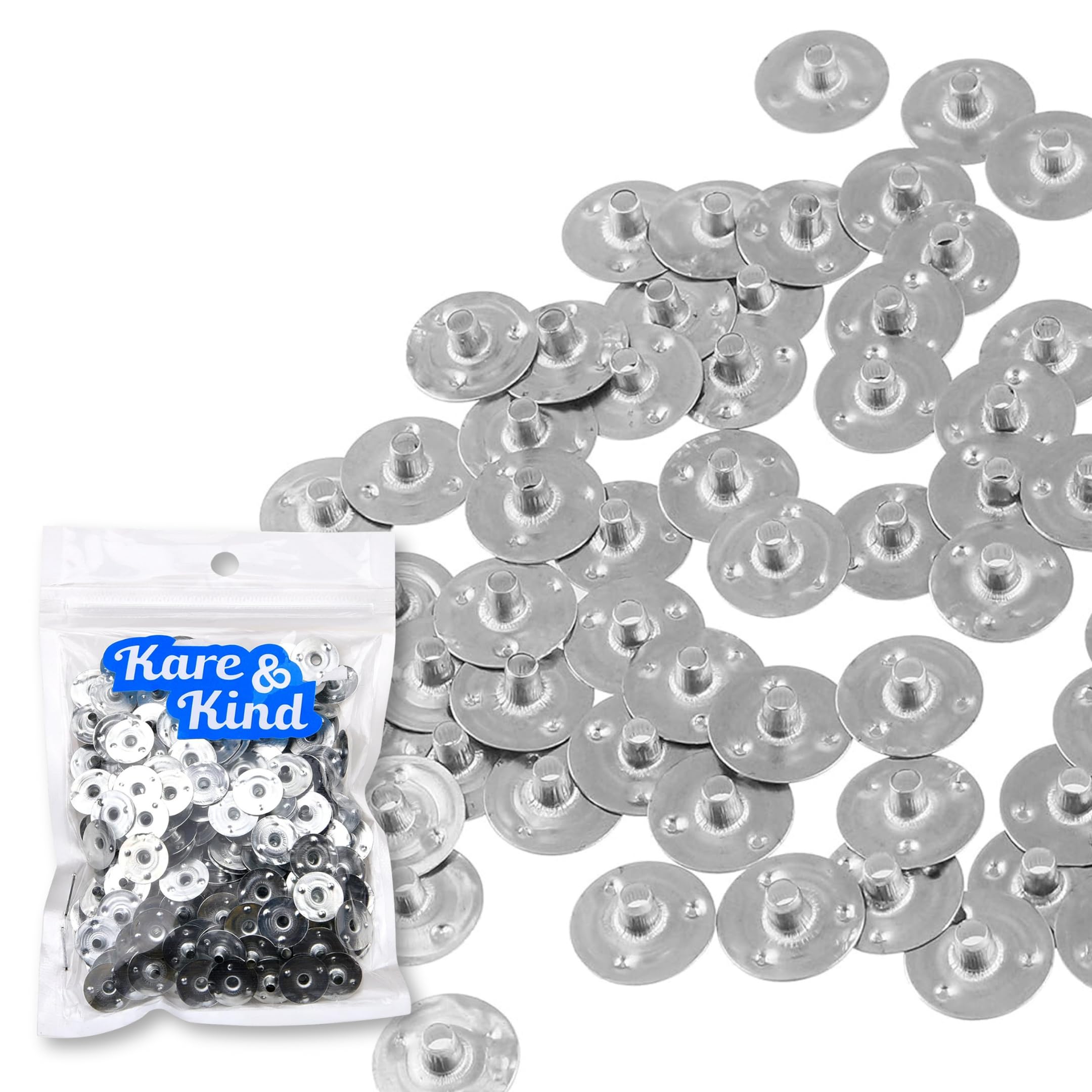 Amazon.com: 400 pcs Candle Wick Tabs - Metal Candle Wick Sustainer Tabs - Kare & Kind® retail ...