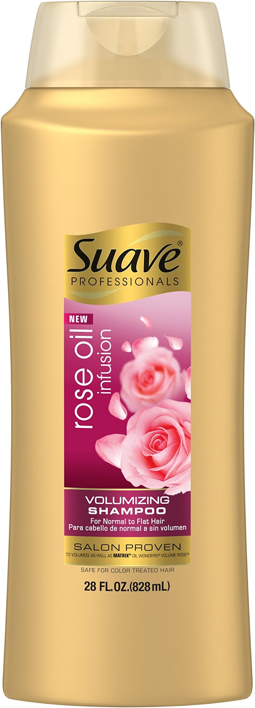 Amazon.com : Suave Professionals Rose Oil Infusion Volumizing Shampoo ...