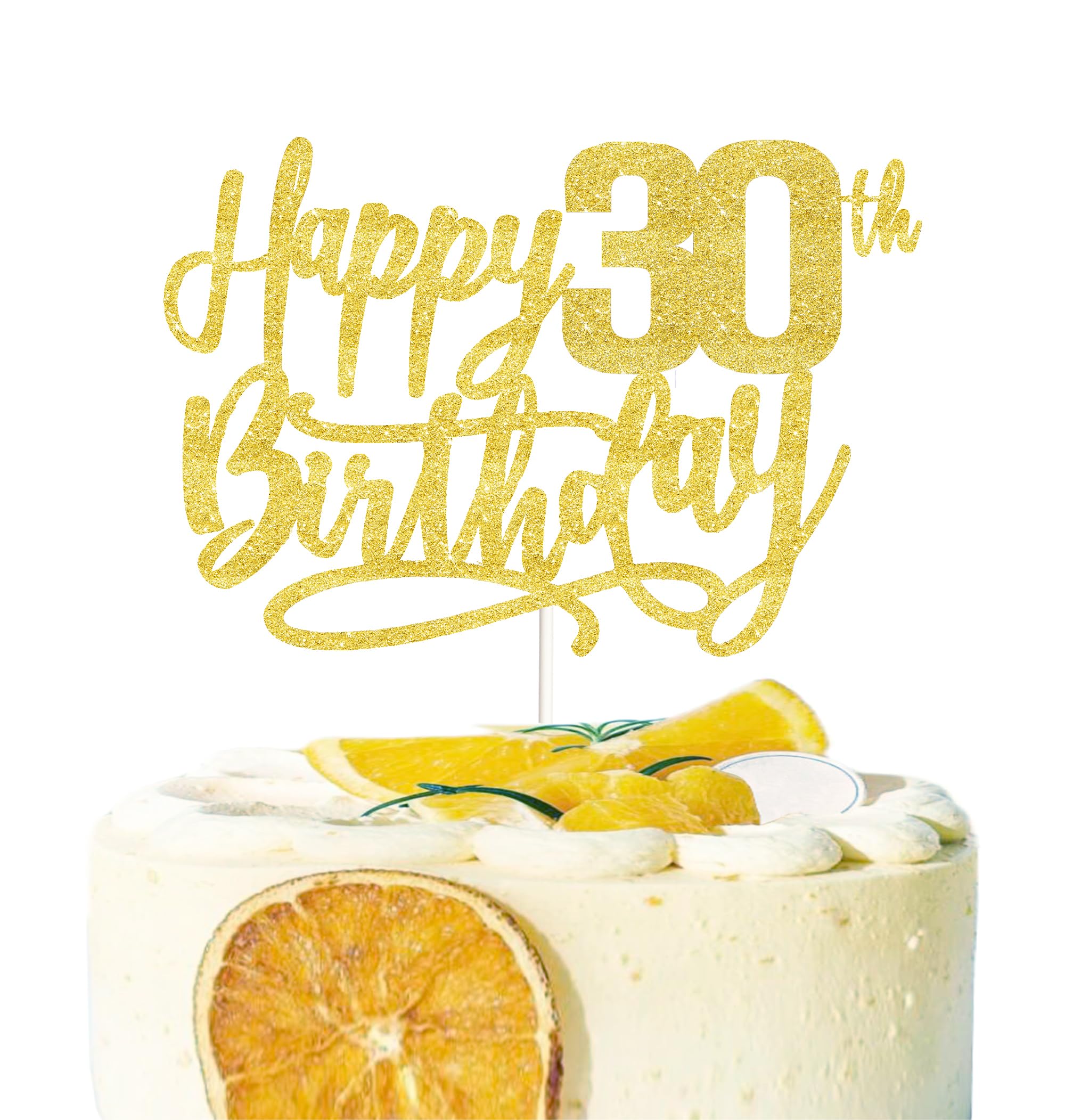 Snapklik.com : 30 Birthday Cake Toppers, 30th Birthday Decorations ...