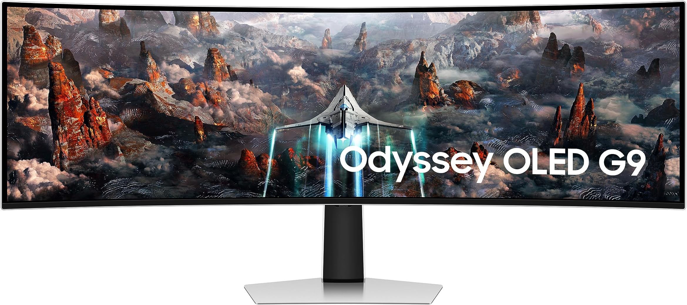 MONITOR SAMSUNG ODYSSEY OLED G9 49 Tela curva de 49" Dual QHD. Com uma ...