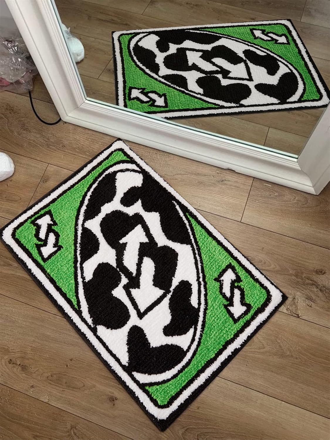 Amazon.com: Estmy UNO Card Rug, Modern Abstract Unique Cool Fun 2x3 ...