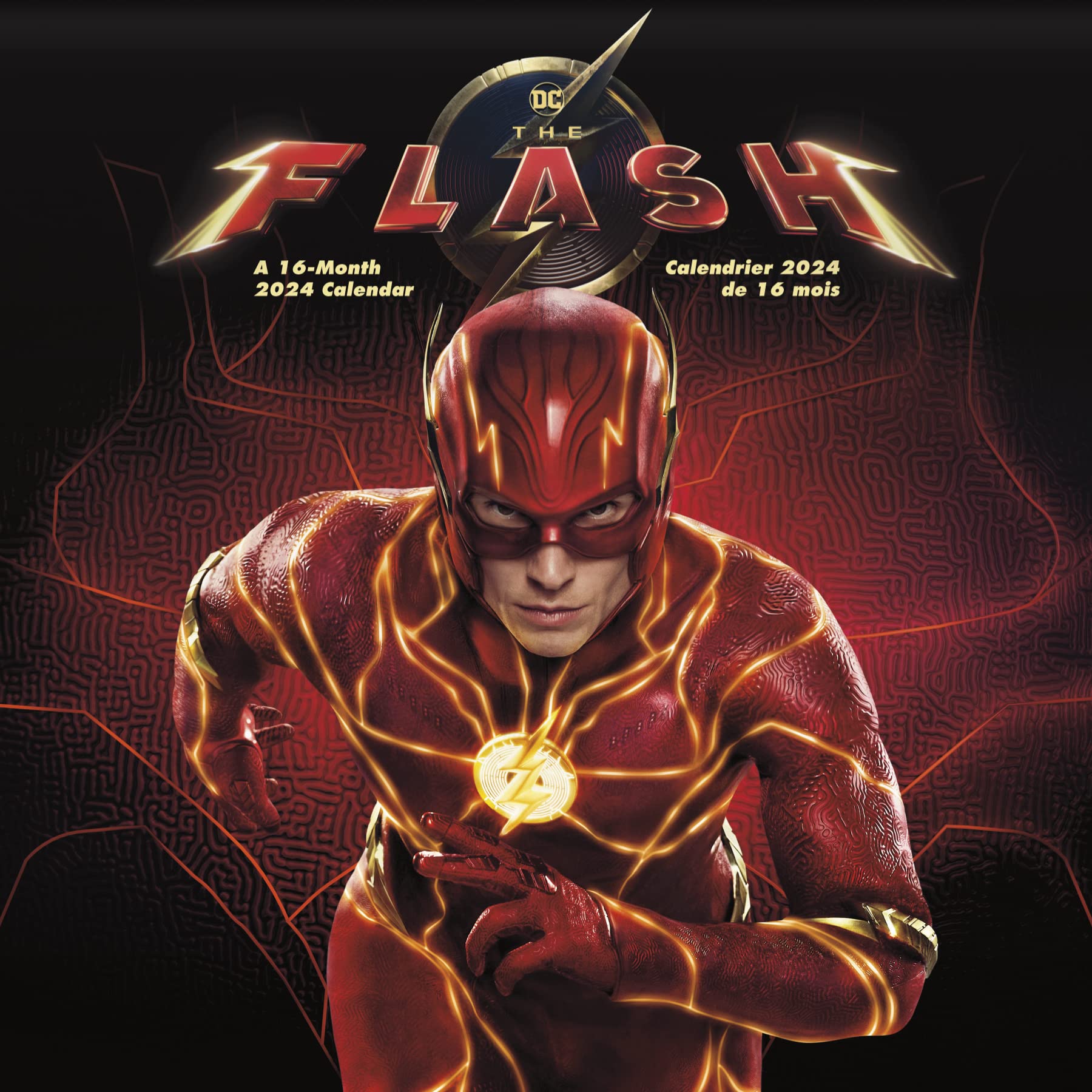 2024 DC Comics The Flash Wall Calendar (Bilingual French) (English and ...