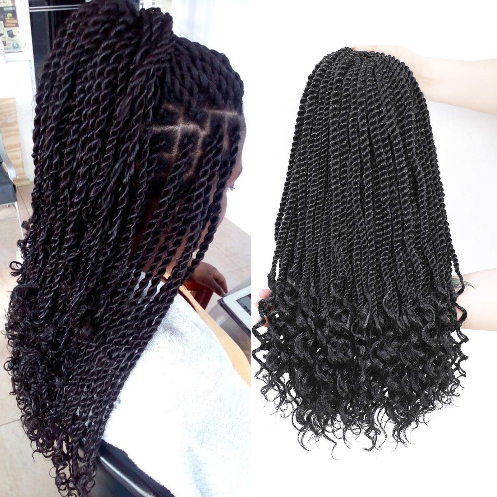 Forevery Senegalese Twist Crochet 6pack Senegalese Twist Crochet Braids ...