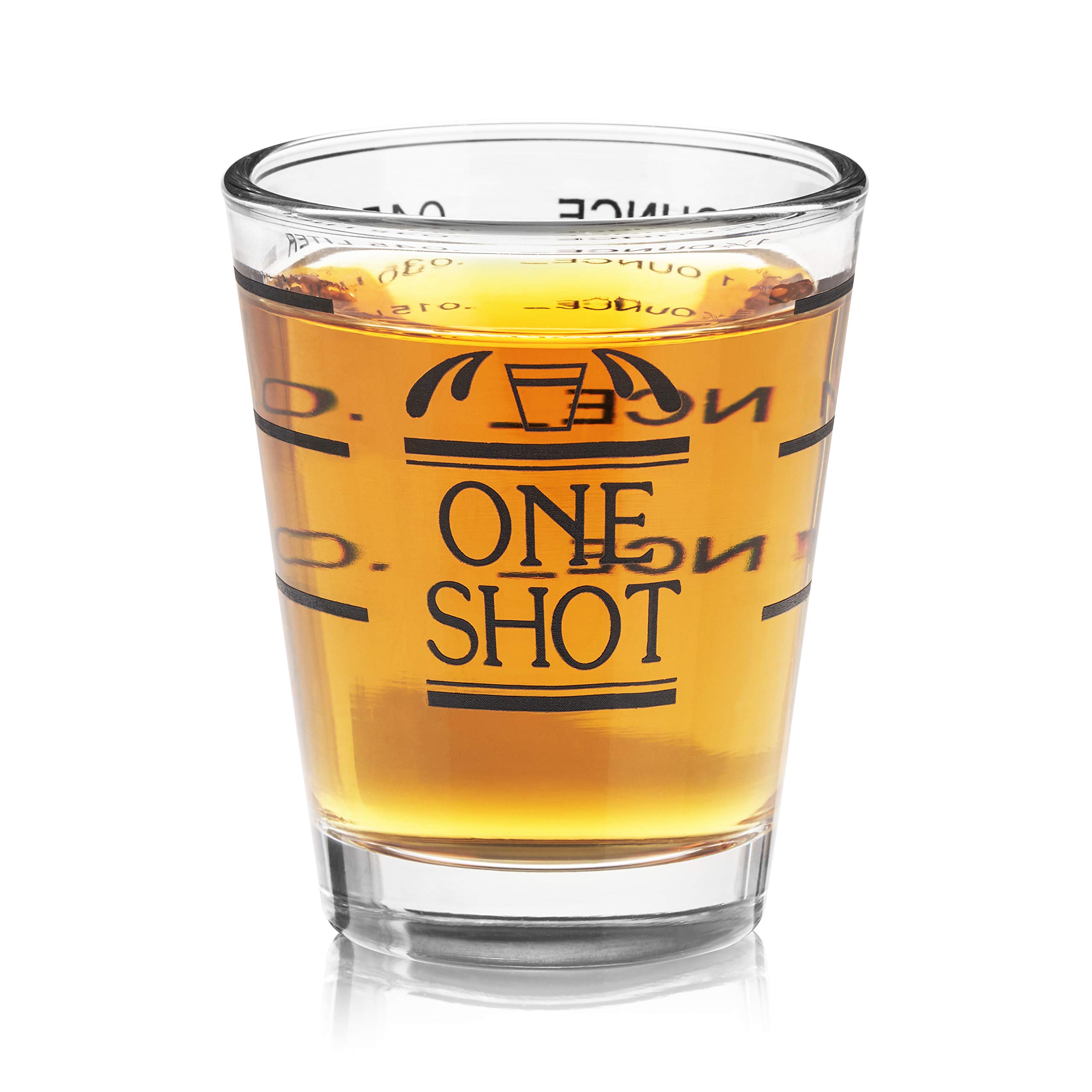 Amazon.com: True Bullseye Measuring Shot Glasses, Cocktail Accessories ...
