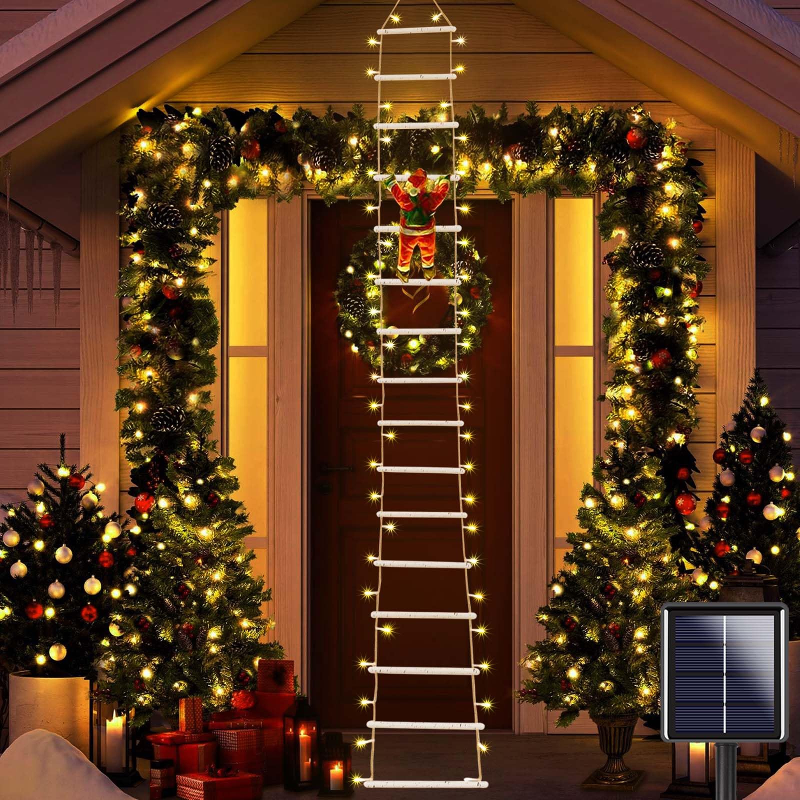 Snapklik.com : Larger Outdoor Christmas Decorations Solar Powered ...