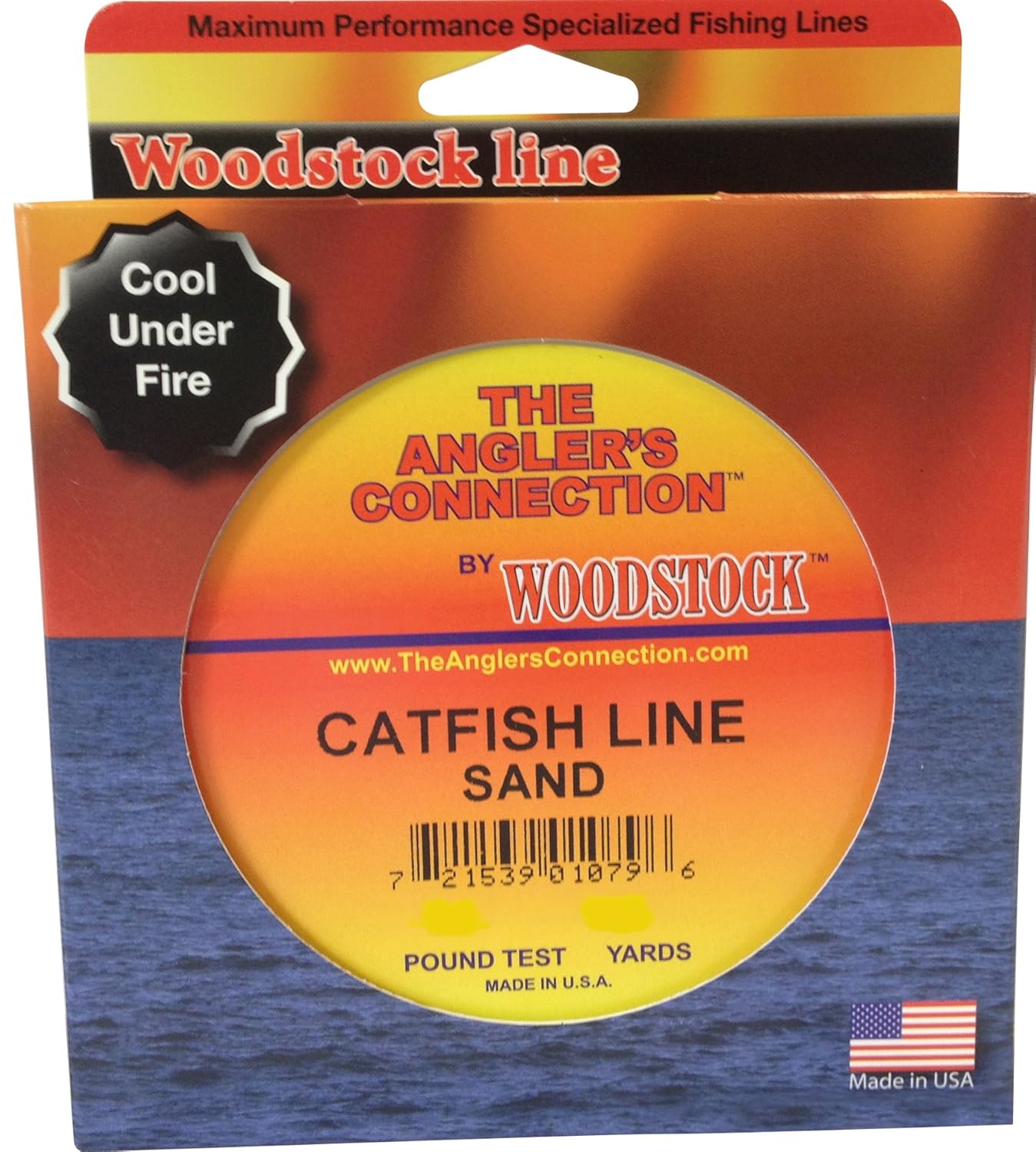 Buy Woodstock Catfish Braided Nylon Fishing Line, 100 Yards, 50# Test ...