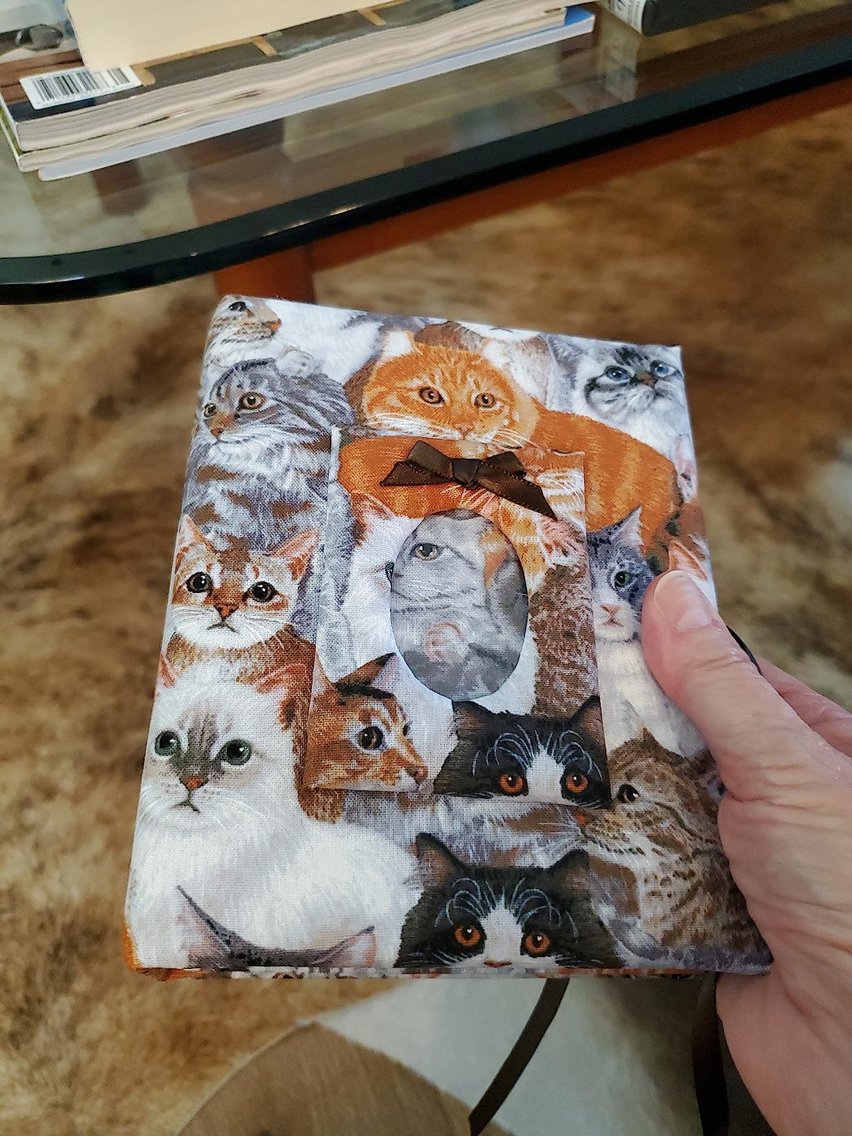 Amazon.com: New!!! Kitten Fabric Photo Album, Cat Photo Album - Holds ...
