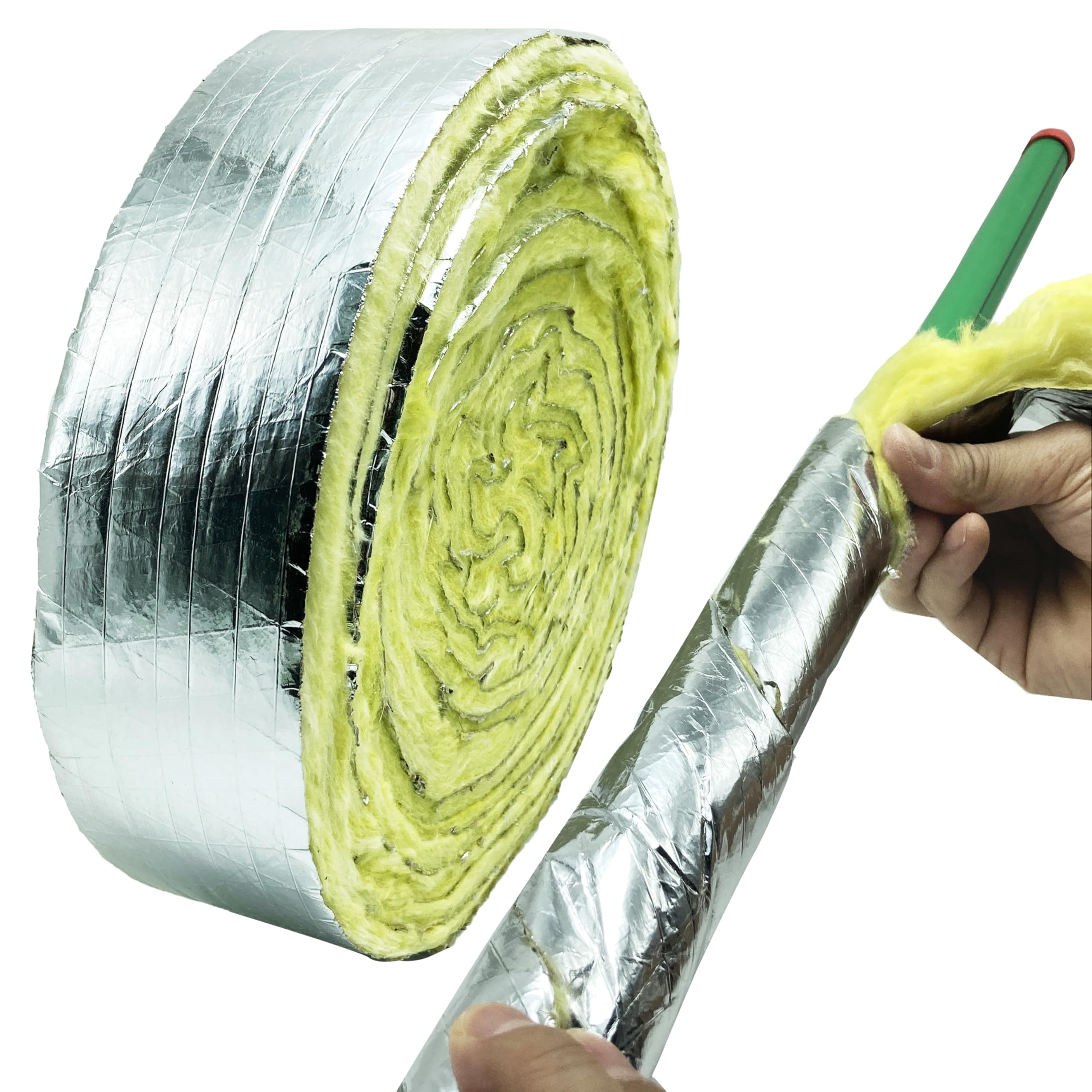 KAIHENG 3INX32.8FT Pipe Insulation Wrap Tape, Pipe Insulation Foam Wrap ...