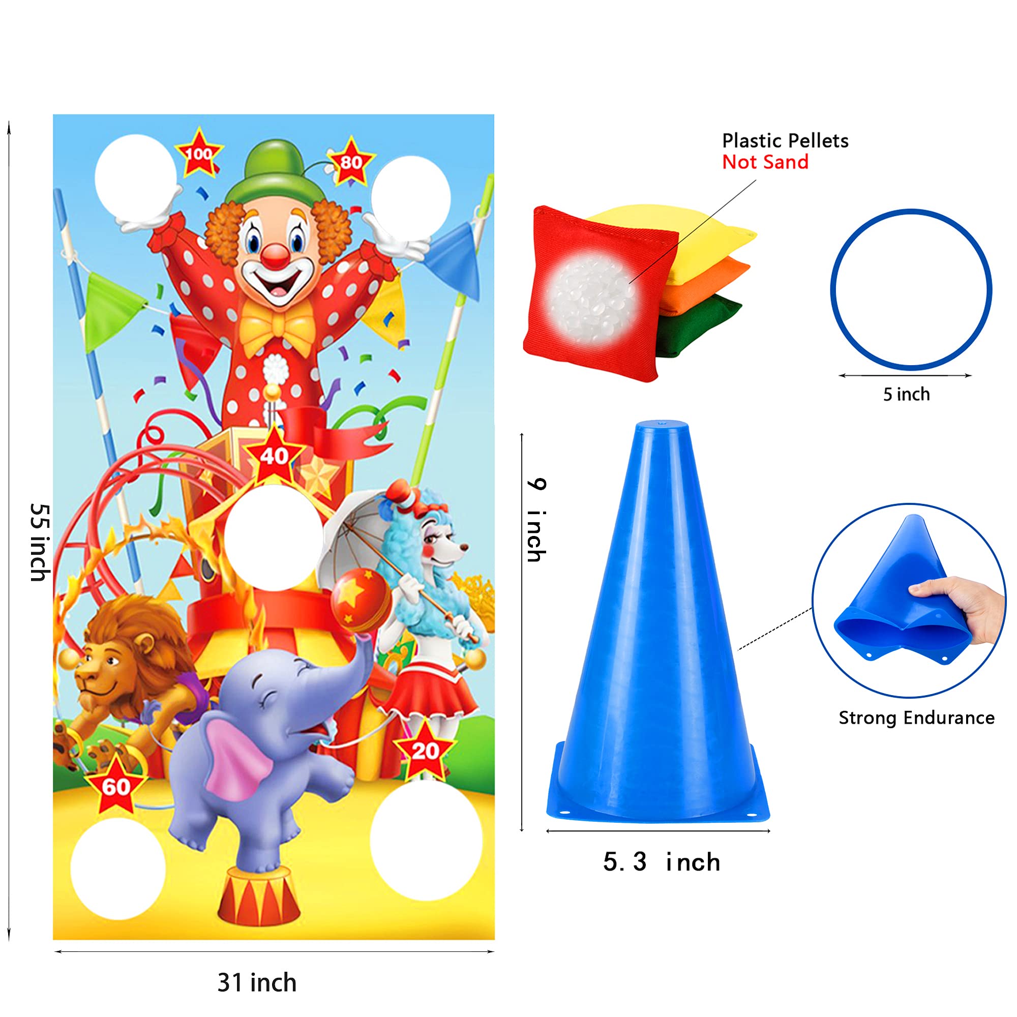 Invech Carnival Games For Kids Party 4 In 1 Ring Toss Set With One Toss invech-carnival-games-for-kids-party-4-in-1-ring-toss-set-with-one-toss