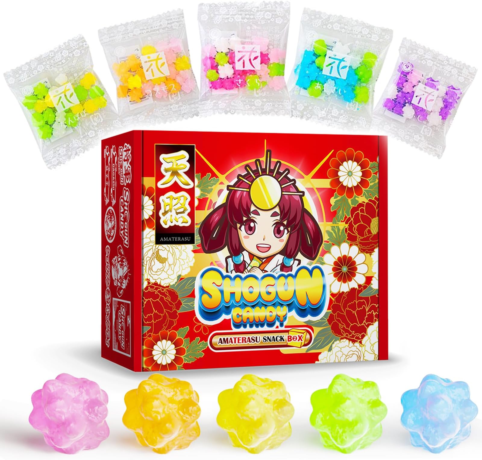 Amazon.com : SHOGUN CANDY, Japanese Snack Box, Kawaii Japanese Snacks ...