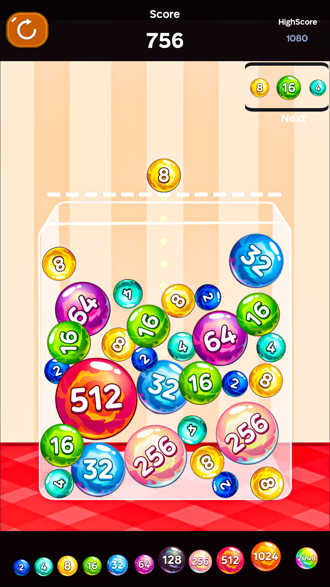 Bubble Ball 2048 Merge Drop Puzzle: 2248 Number Match Fellas Fusion ...