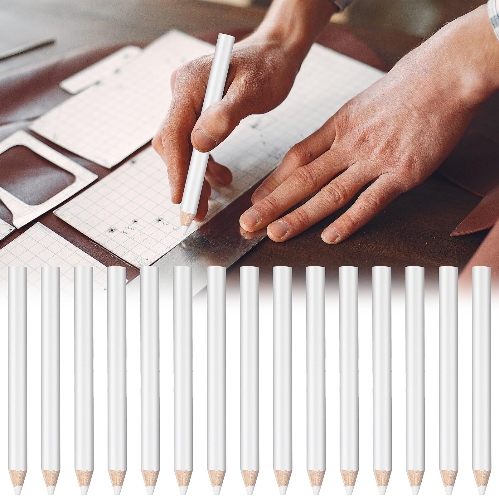 Amazon.com: 15 PCS White Sewing Marking Pencils Invisible Erasable ...