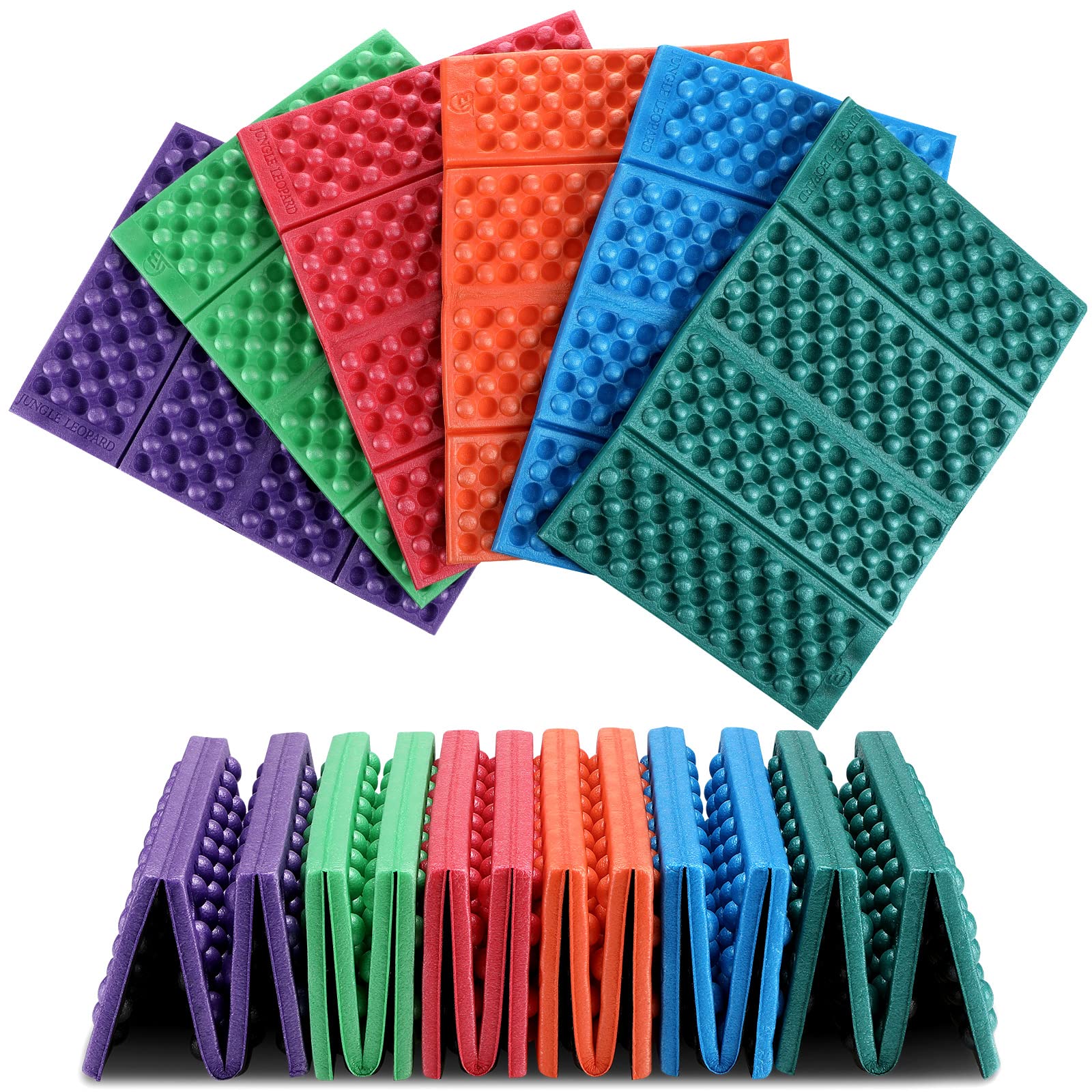 Amazon.com : Jutom 12 Pcs Camping Foam Pad for Floor Foldable Hiking ...
