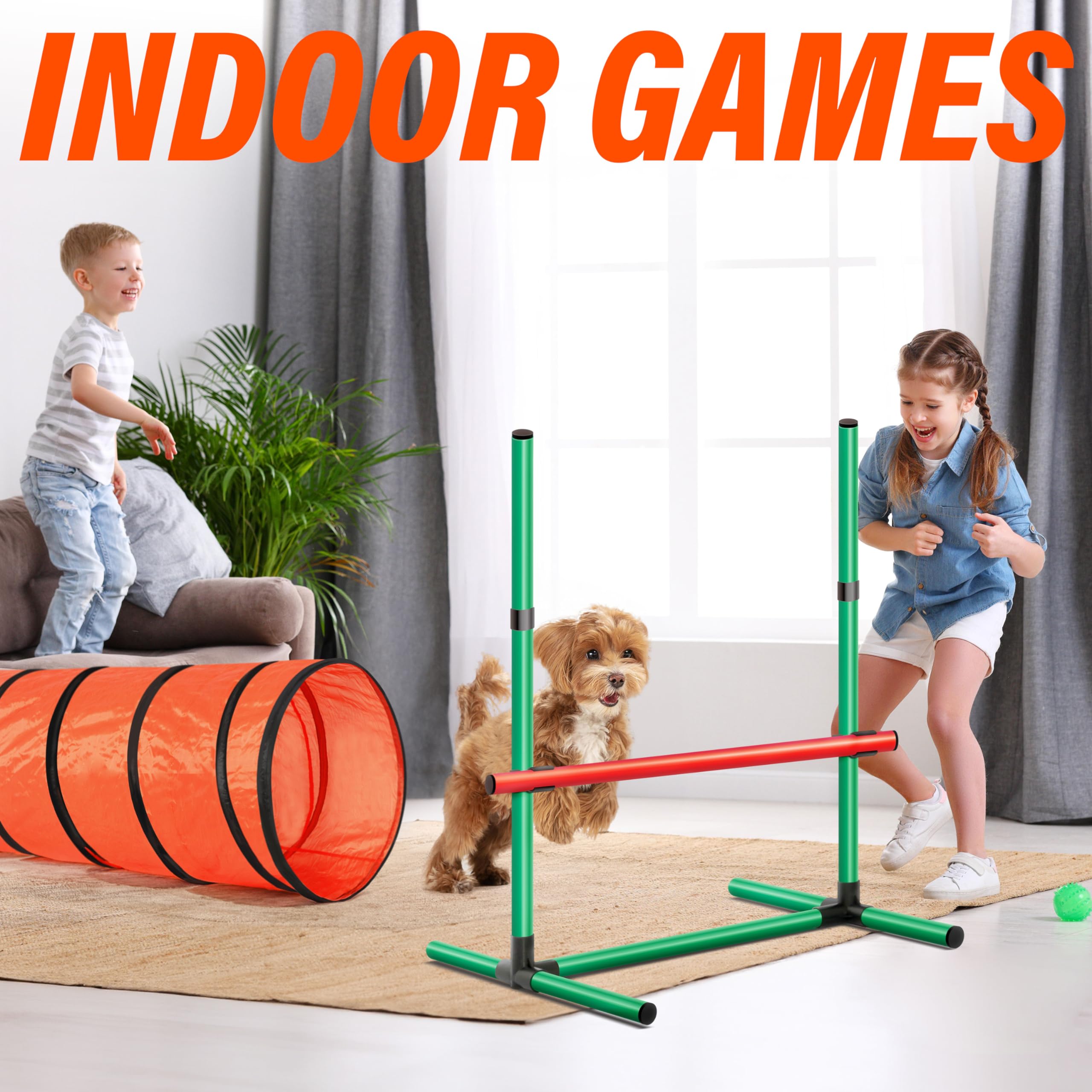 Snapklik.com : Dog Agility Training Kit Dog Sports Outdoor Games ...