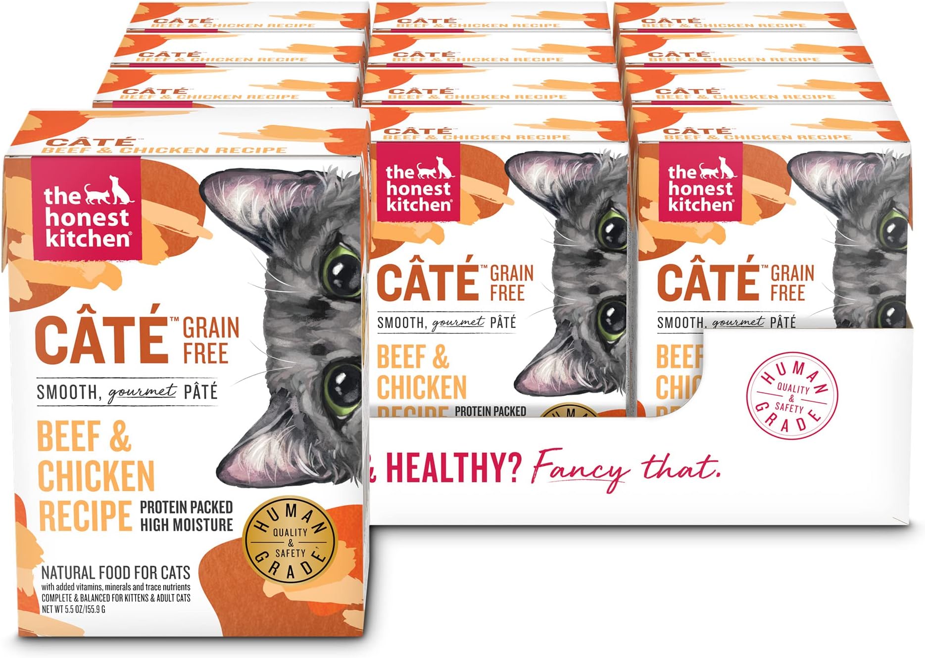 Amazon.com : The Honest Kitchen Minced - Grain Free Wet Cat Food with ...