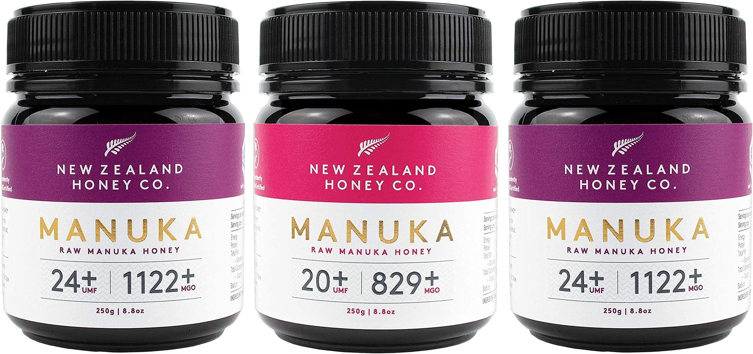 Amazon.com : Raw Manuka Honey Bundle - New Zealand Honey Co. UMF 24 ...