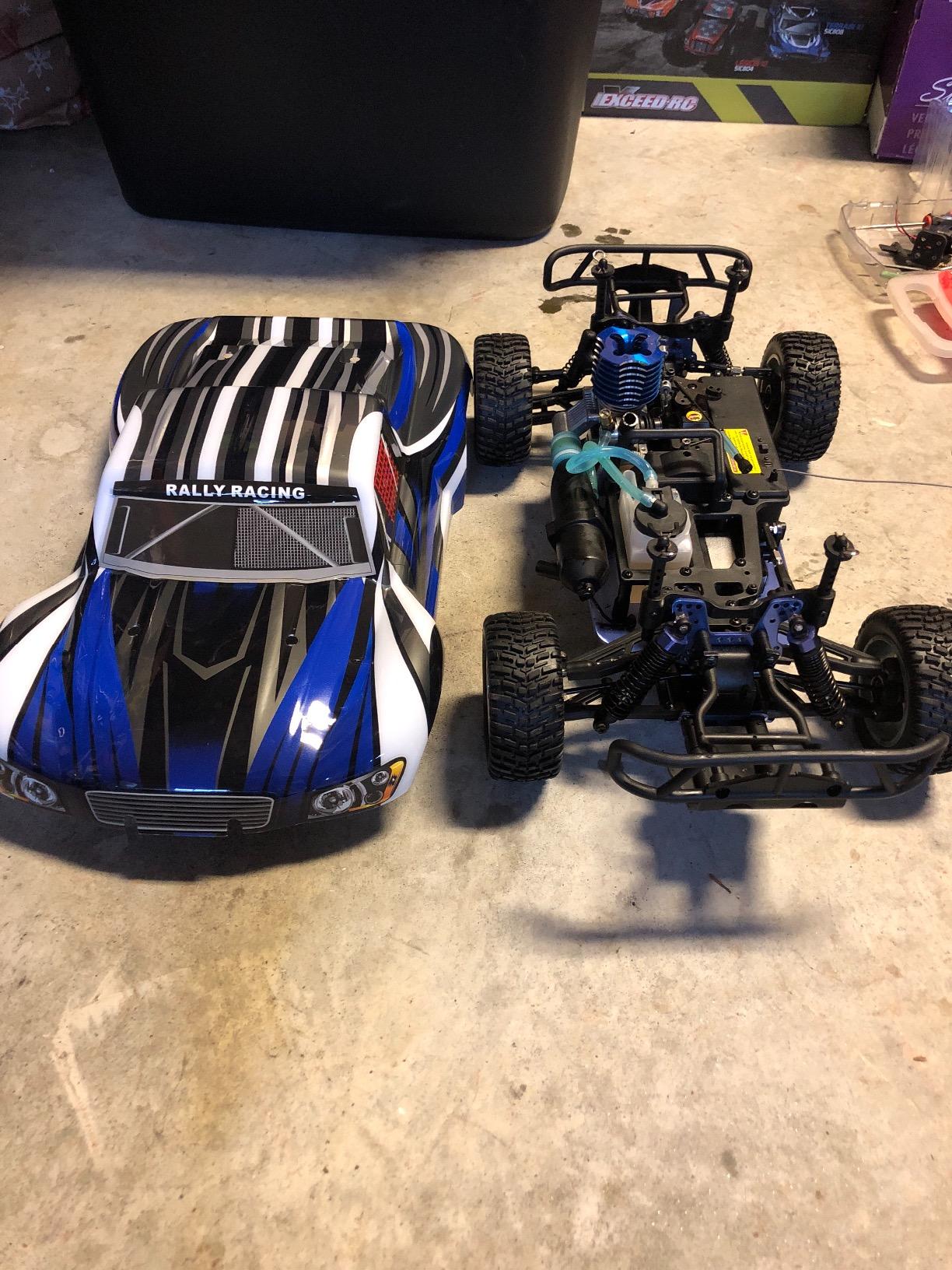 Amazon.com: 1/10 2.4Ghz Exceed RC Rally Monster Nitro Gas Powered RTR ...