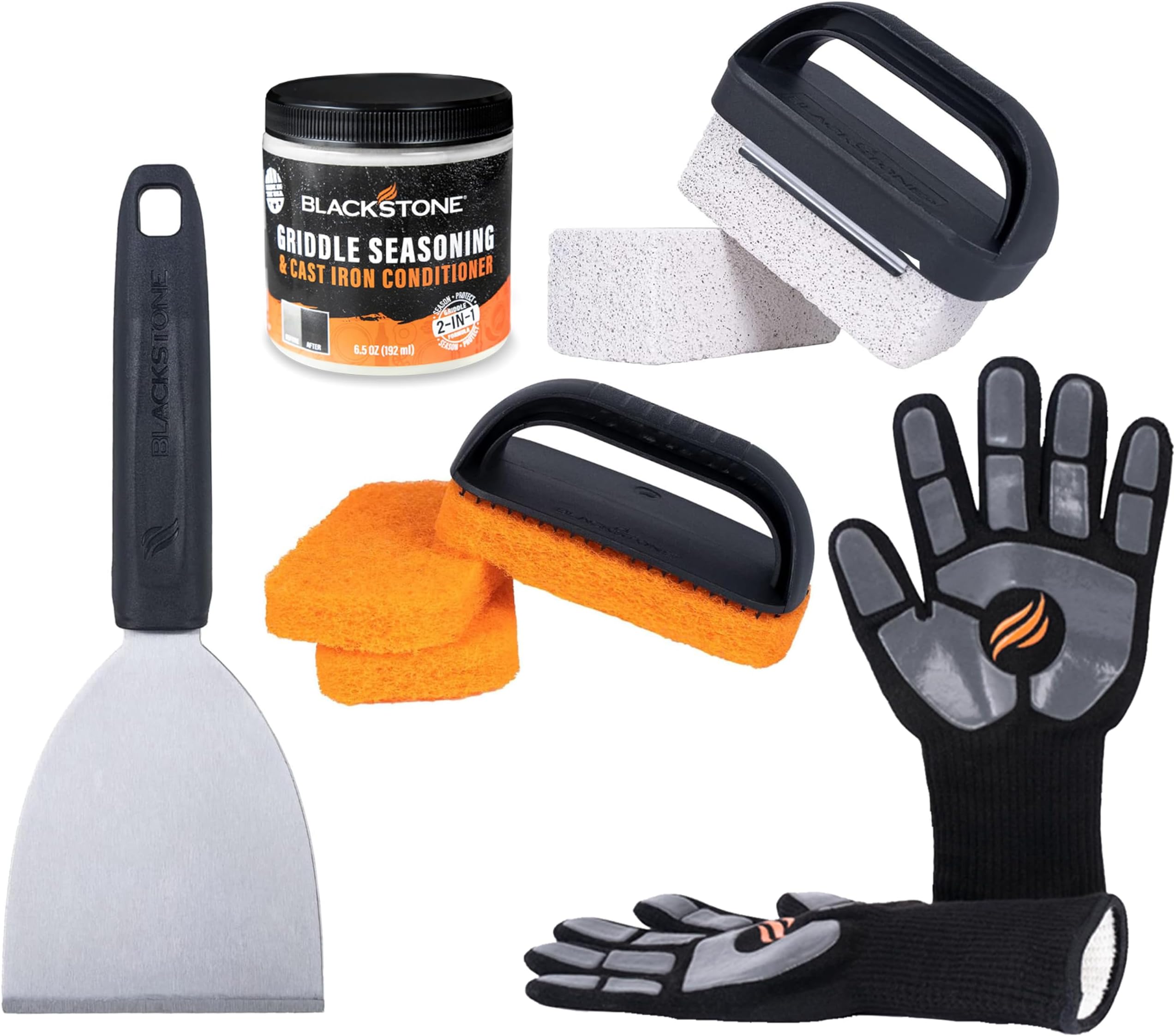 Amazon.com : Blackstone Griddle Cleaning Kit 5463 Flat Top Grill ...