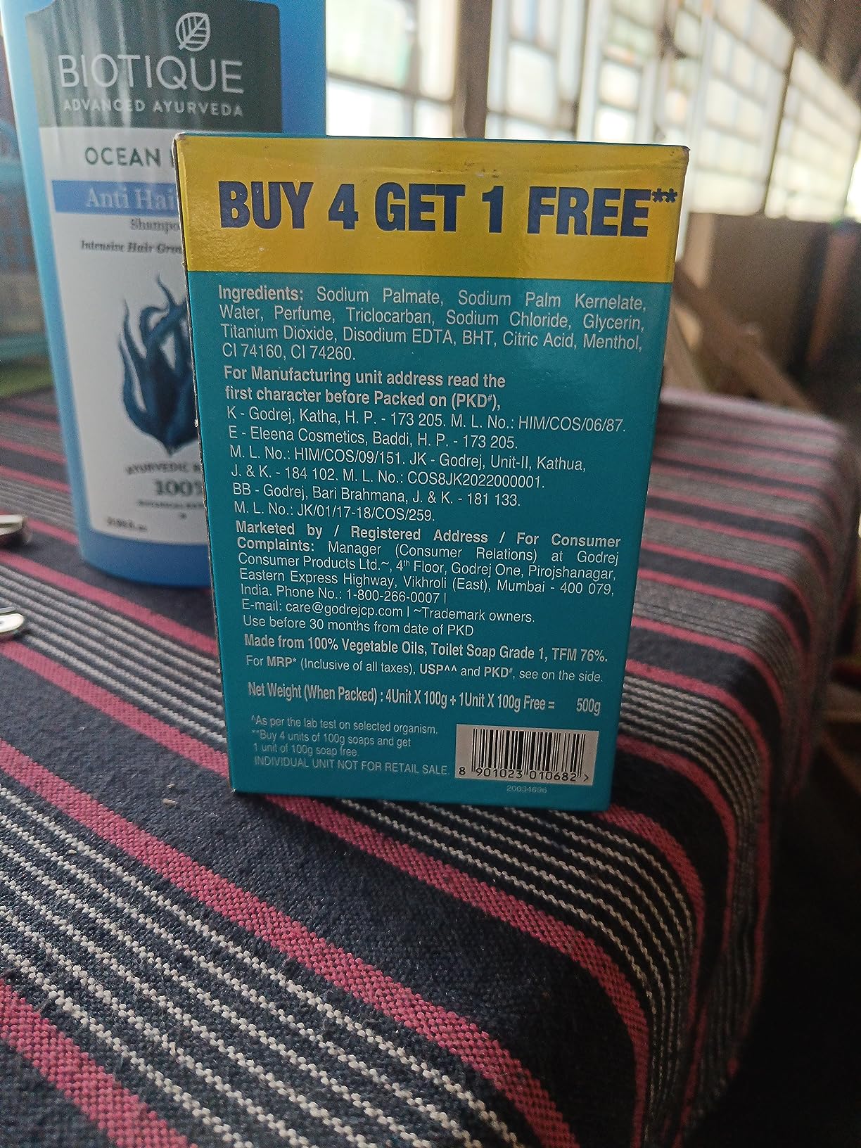 Buy Cinthol Cool Soap, 150g (Pack of 4) | with Icy-cool Menthol | Soaps ...