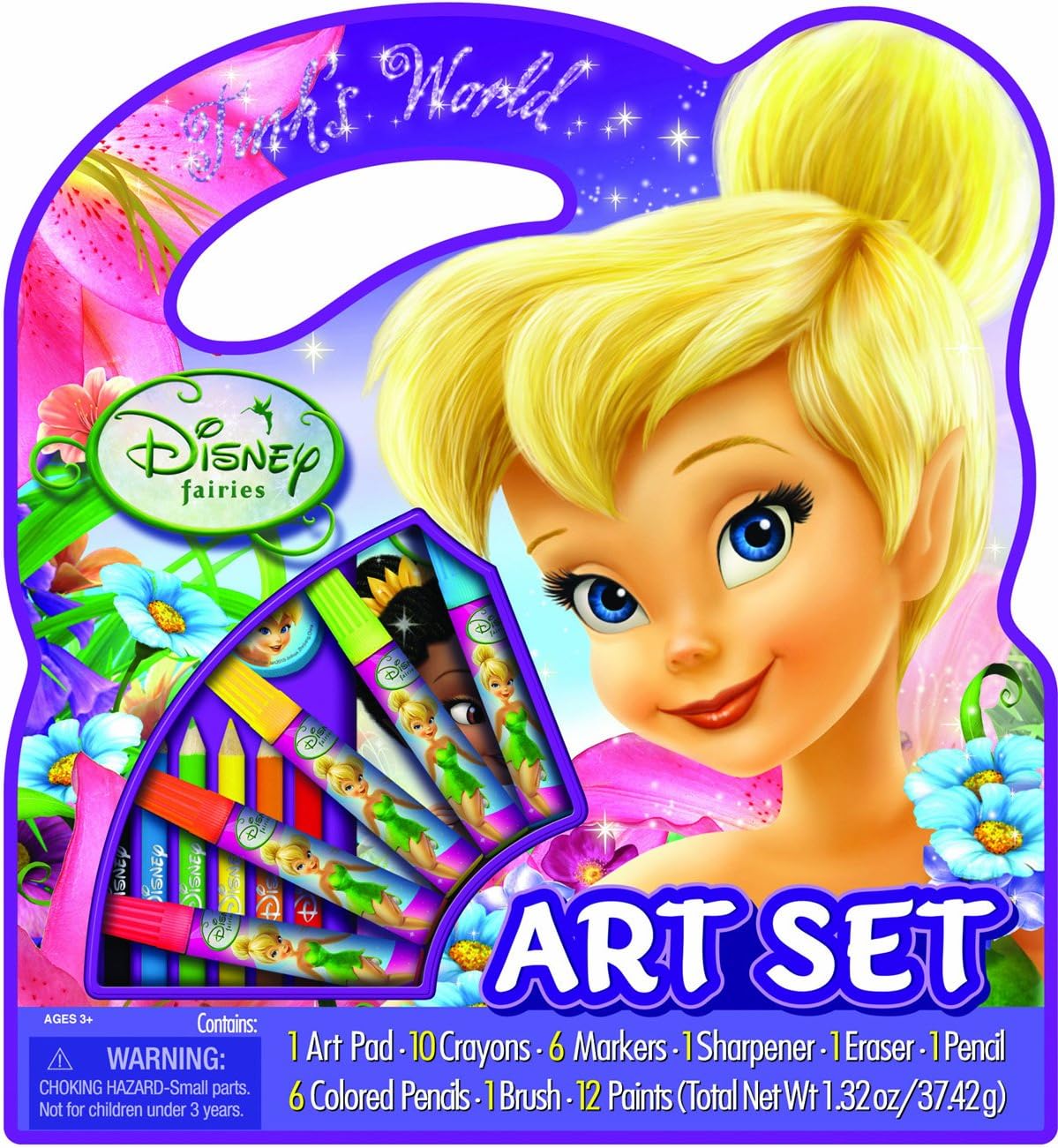 Amazon.com: Bendon Disney Fairies Character Art Tote Activity Set ...
