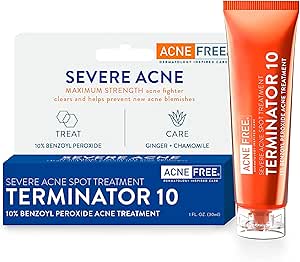 AcneFree Terminator 10 Acne Spot Treatment with Benzoyl Peroxide 10% ...