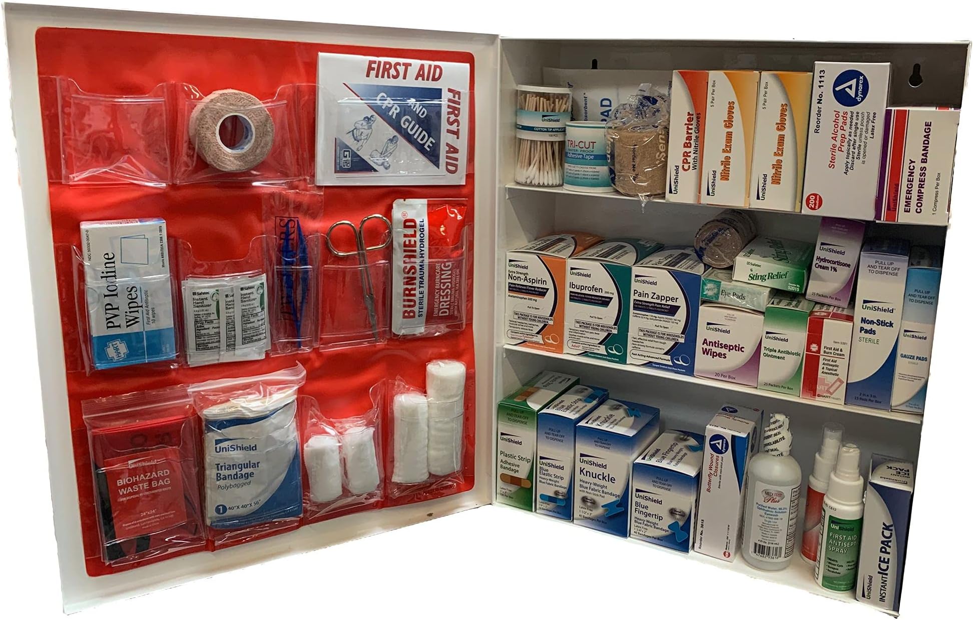 Amazon.com: UniShield 3-Shelf Restaurant First Aid Cabinet, Class A ...