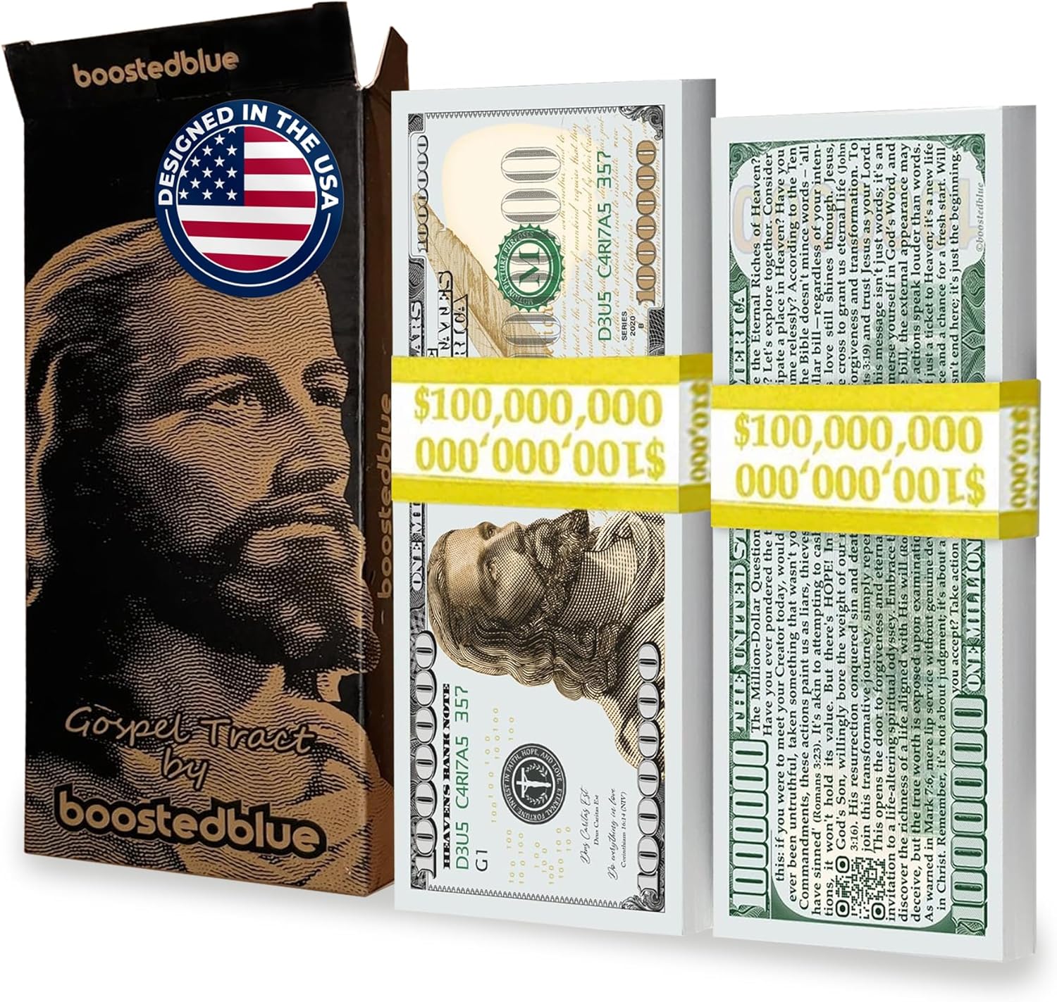 Amazon.com: One Million Dollar Bill | Gospel Tracts | 1000000 Dollar ...