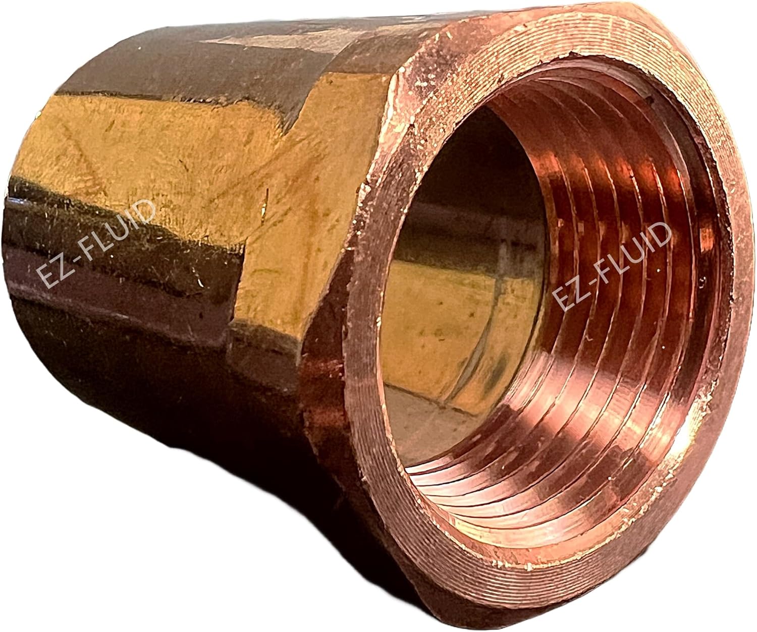 Amazon.com: EZ-FLUID (1-Pc) 1" Solder x 3/4" FIP LF Copper Female ...