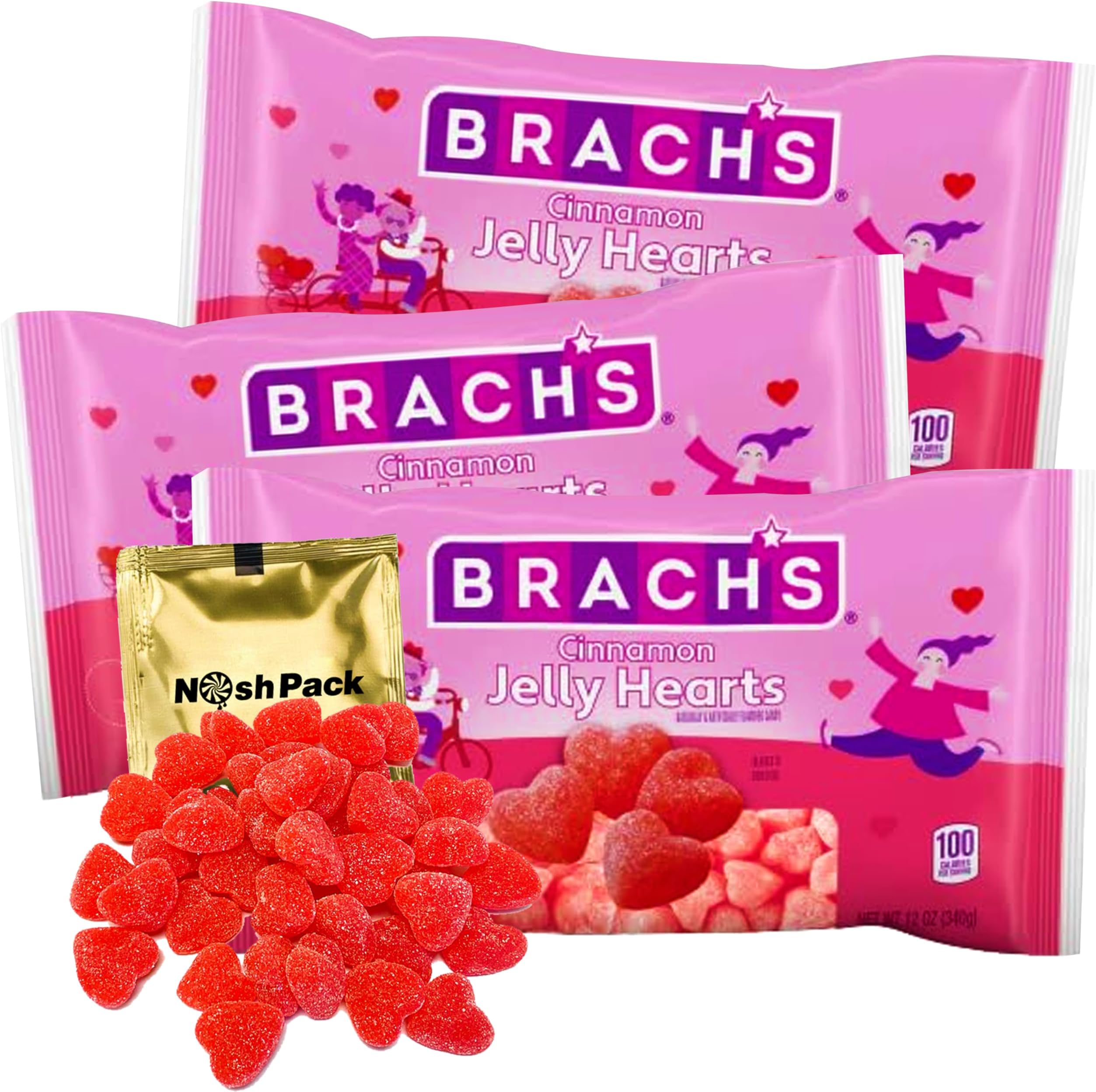 Amazon.com : Cinnamon Hearts Candy Valentine Heart | Cinnamon Jelly ...