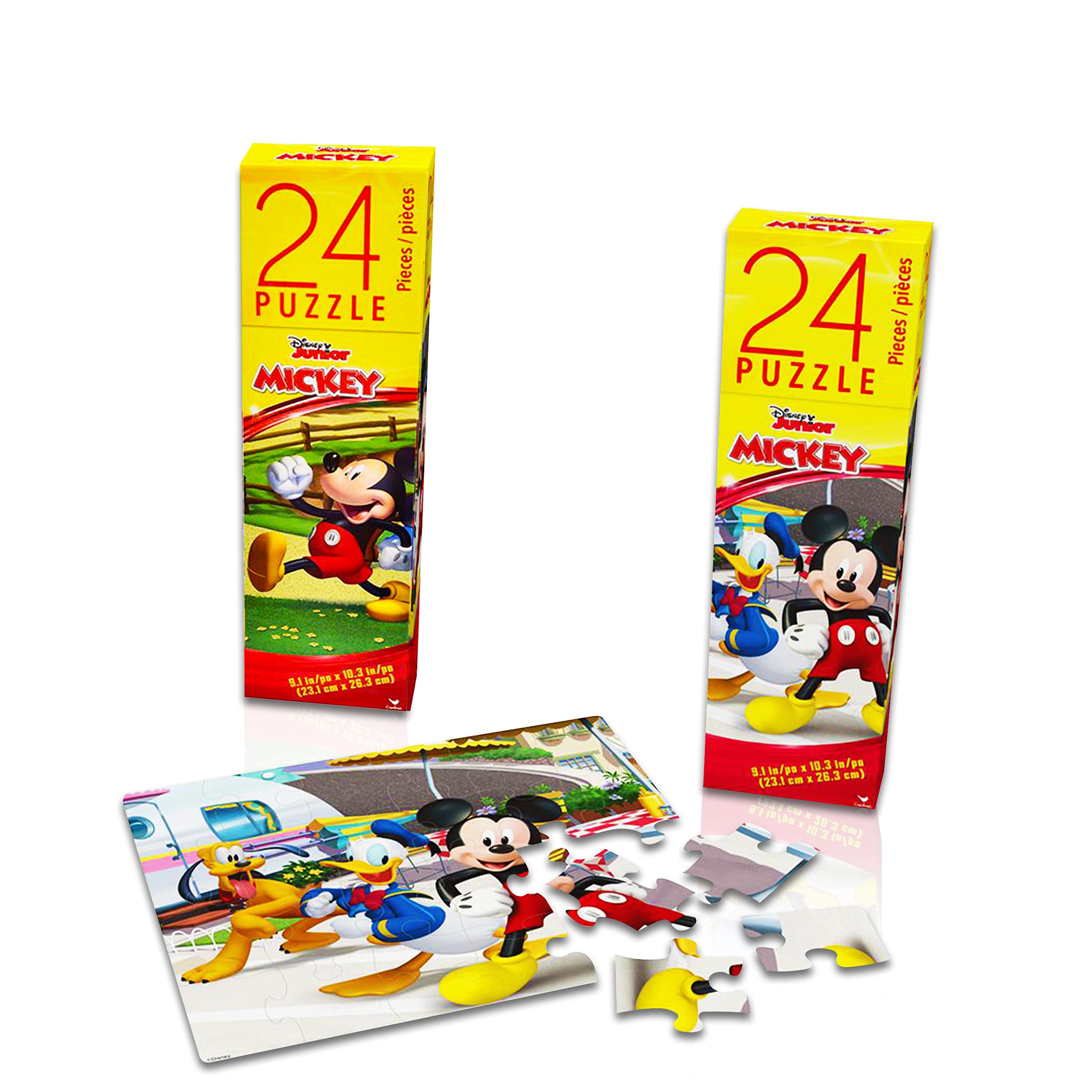 Buy Mickey Mouse PJ Masks And Paw Patrol 24 Piece Puzzle Packs For