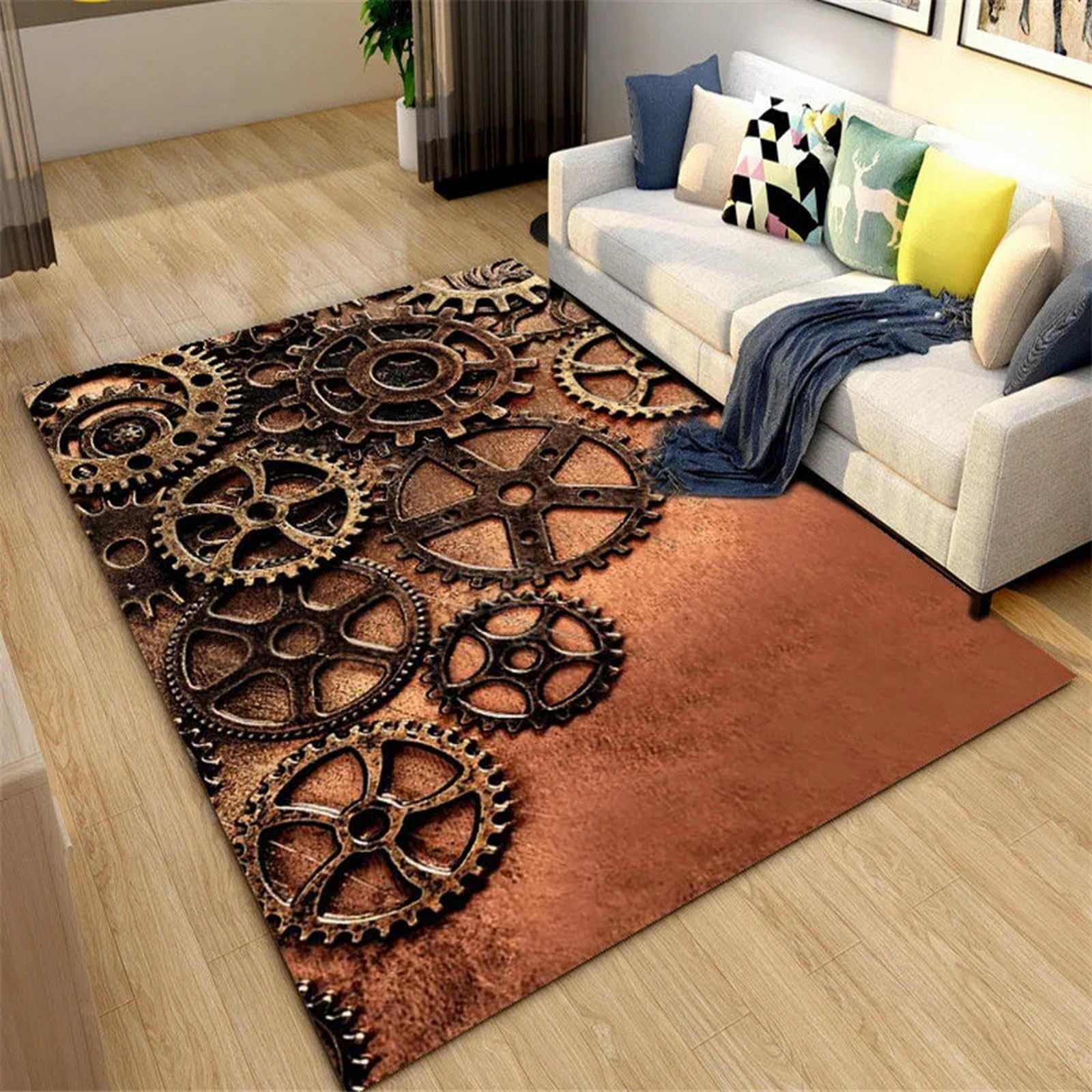 Steampunk Style Rugs Donna Hrkman Designs : Steampunk