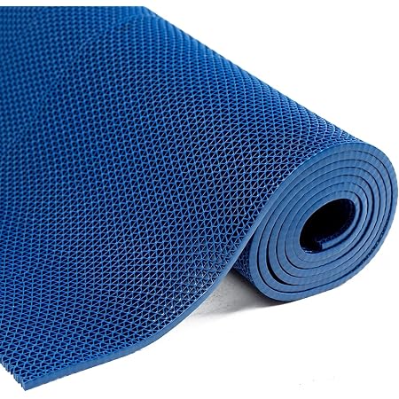 BWKJMY Non Slip Drainage Rubber Mat 3x10 Ft 5.5mm Thick Commercial ...