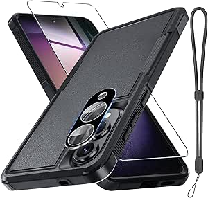 Amazon.com: RMOCR Case for Samsung Galaxy S25 Edge, Full Body Heavy Duty Rugged Shockproof ...