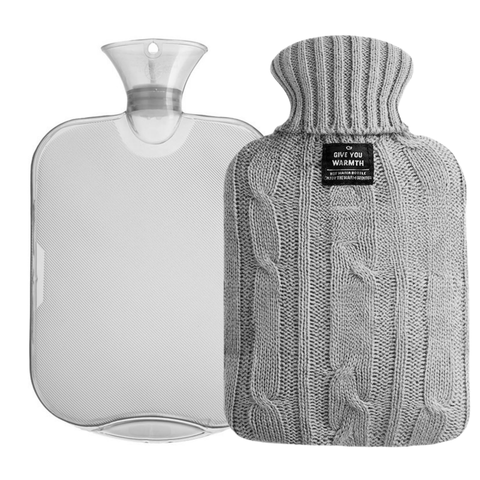 Amazon.co.jp: IPPON 湯たんぽ お湯 ゆたんぽ カバー付き 容量2L 注水式 pvc 柔らか 热水袋 hot water ...