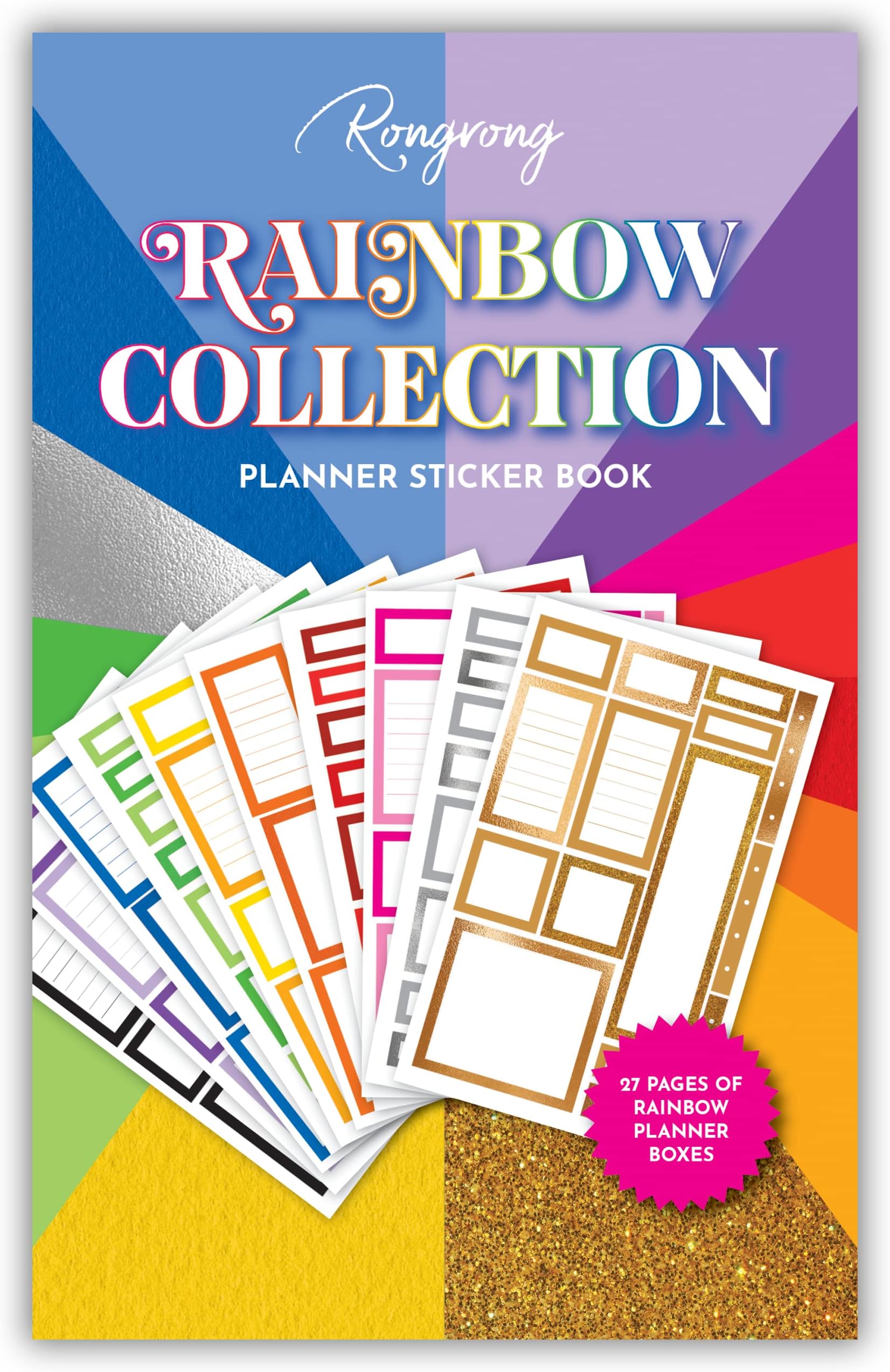 Amazon.com: Rongrong Rainbow Planner Stickers Book for Planners ...