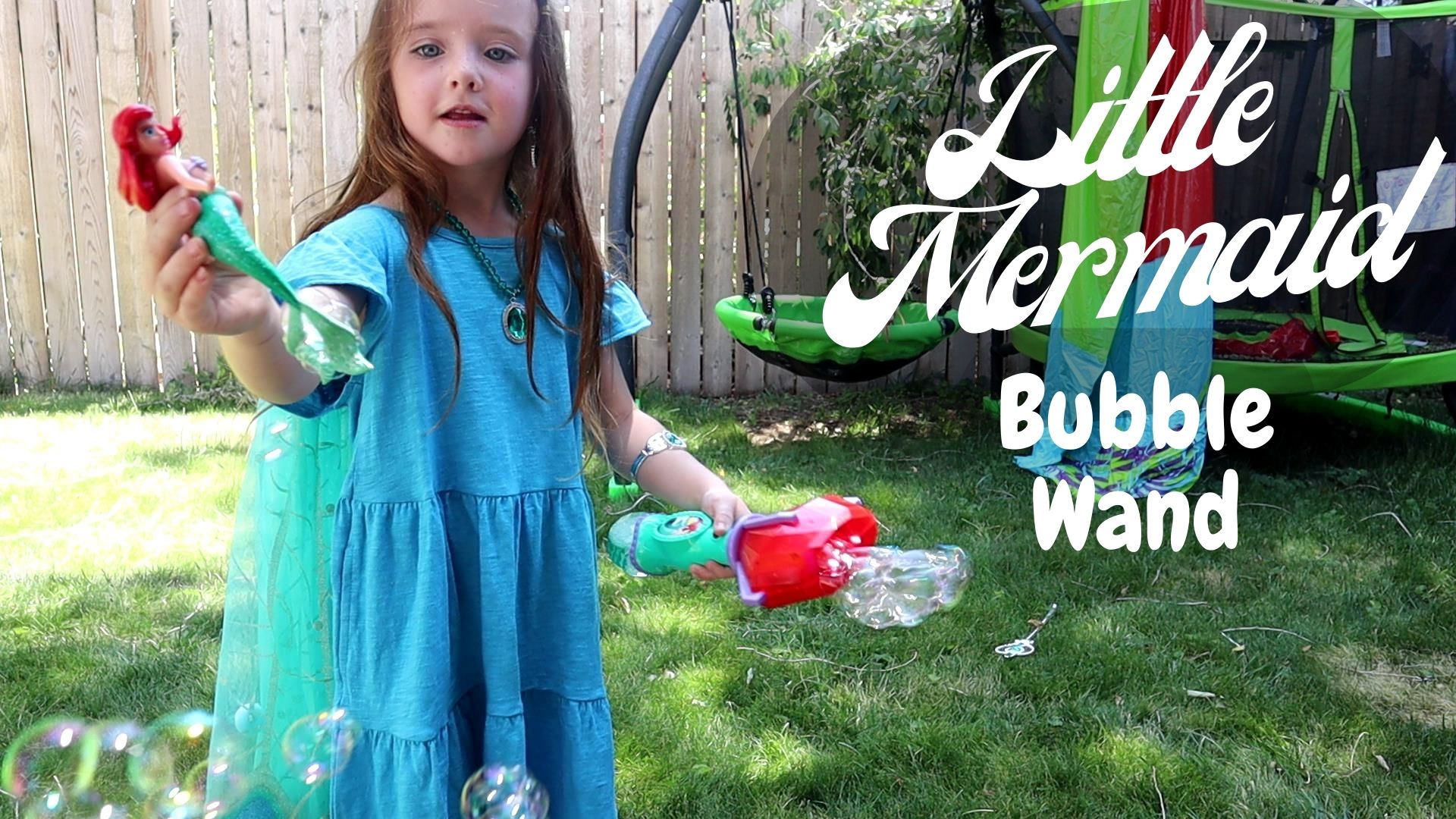 Watch How It Works-Little Mermaid Bubble Wand-Watch Until The End on ...