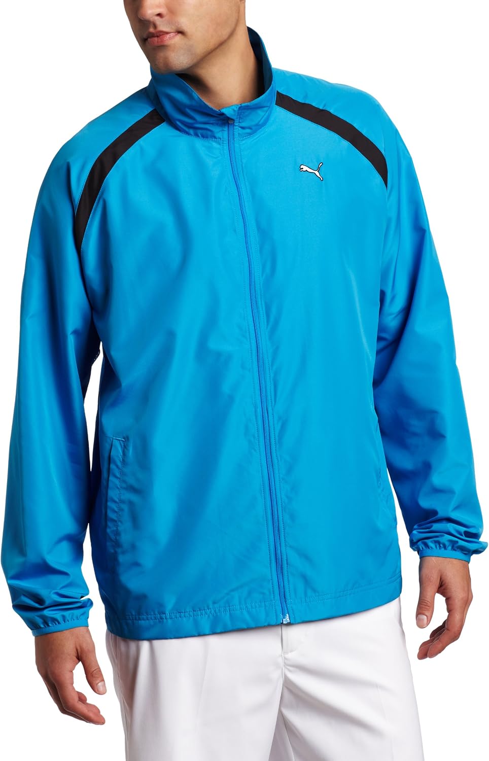 Amazon.com: Puma Golf Men's Golf Warm Up Jacket Golf Jacket,blue aster ...
