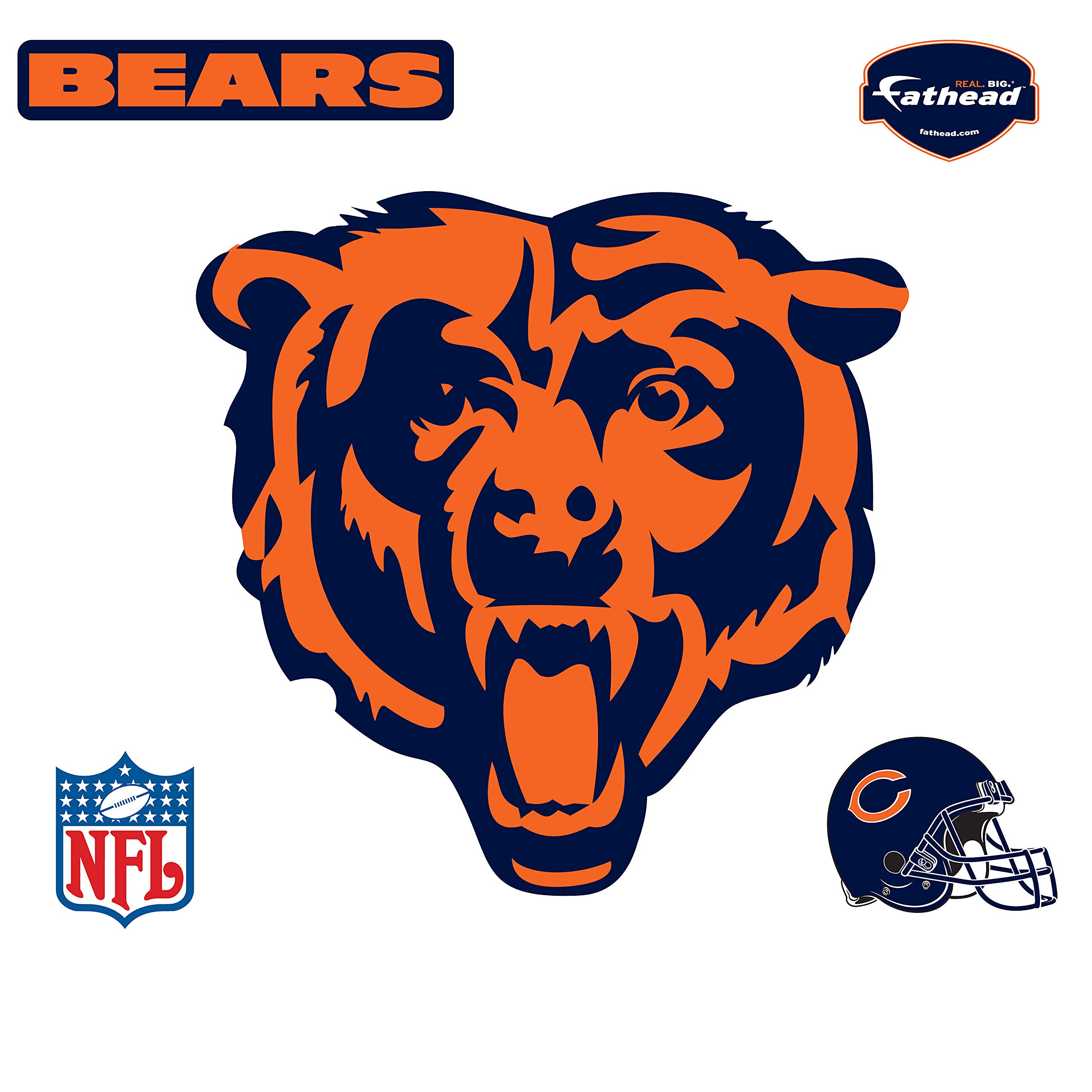 Chicago Bears Traceable Logo Aminco NFL Chicago Bears Team Pin, Team